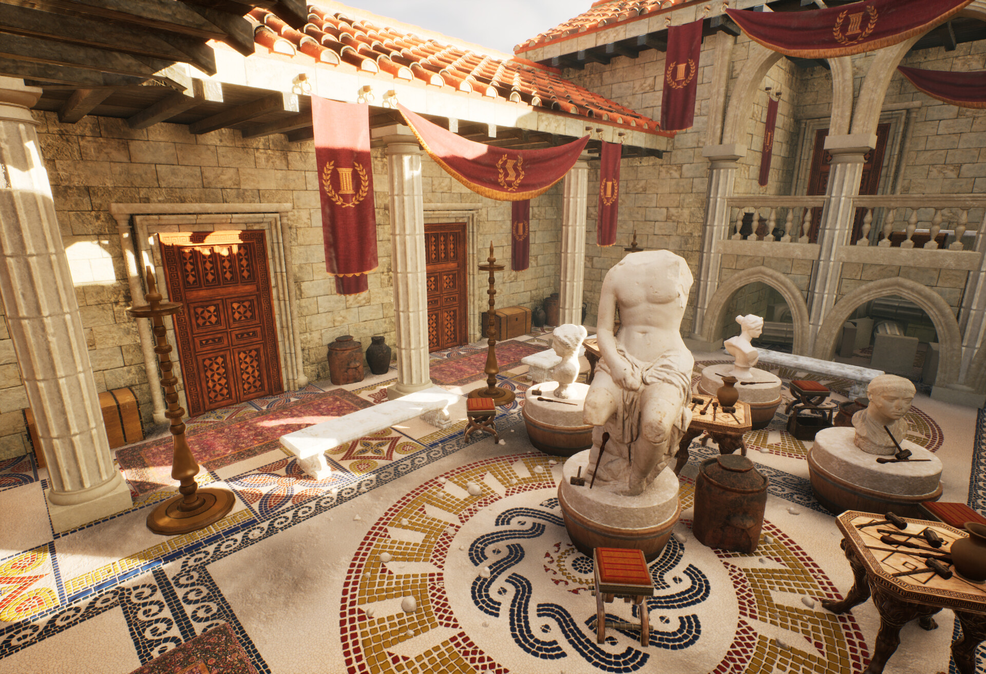 Jeremiah Gallo - Ancient Roman Workshop - UE5 Modular Environment Course at CGMA.