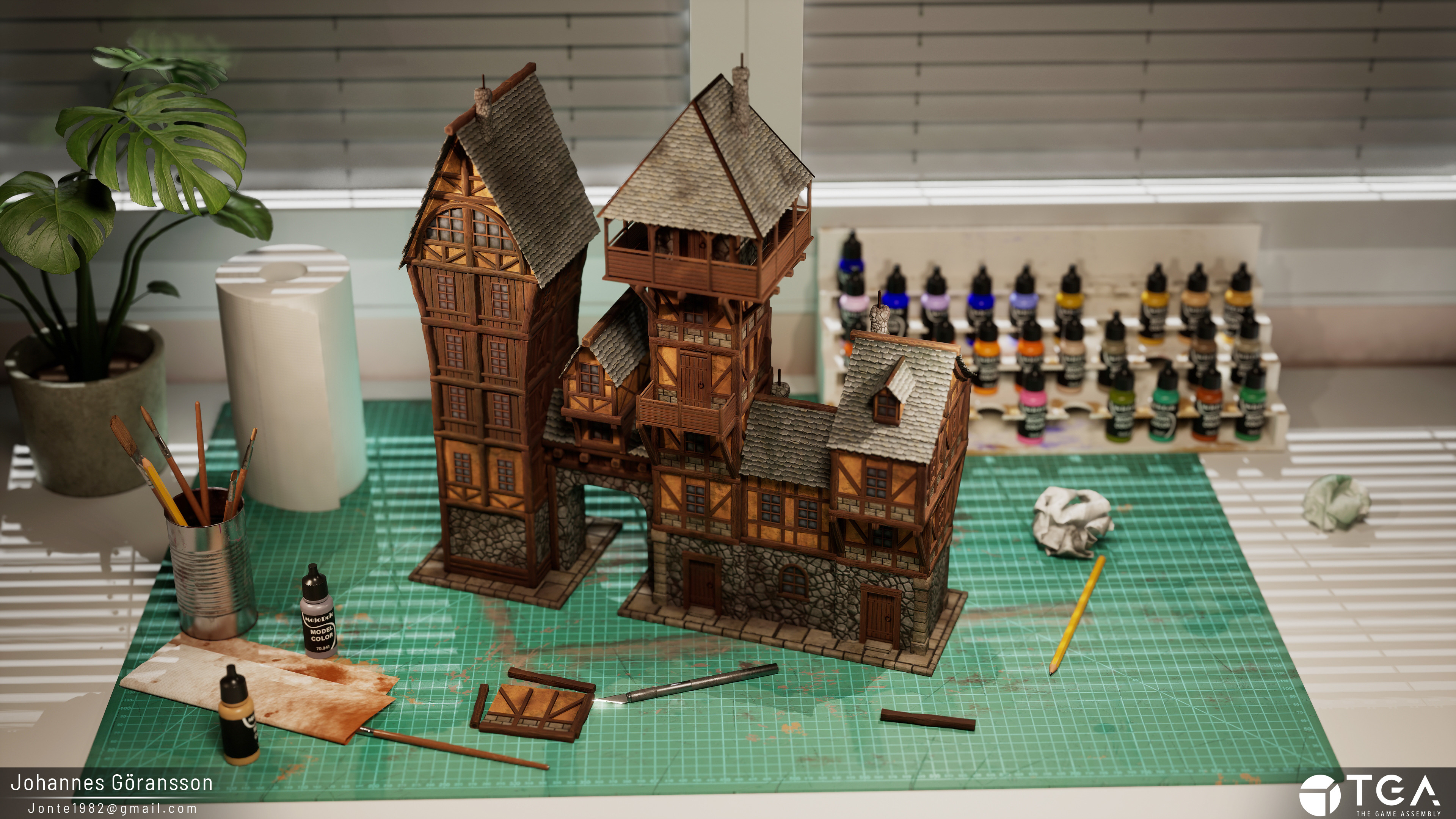 Johannes Göransson - Scale model house