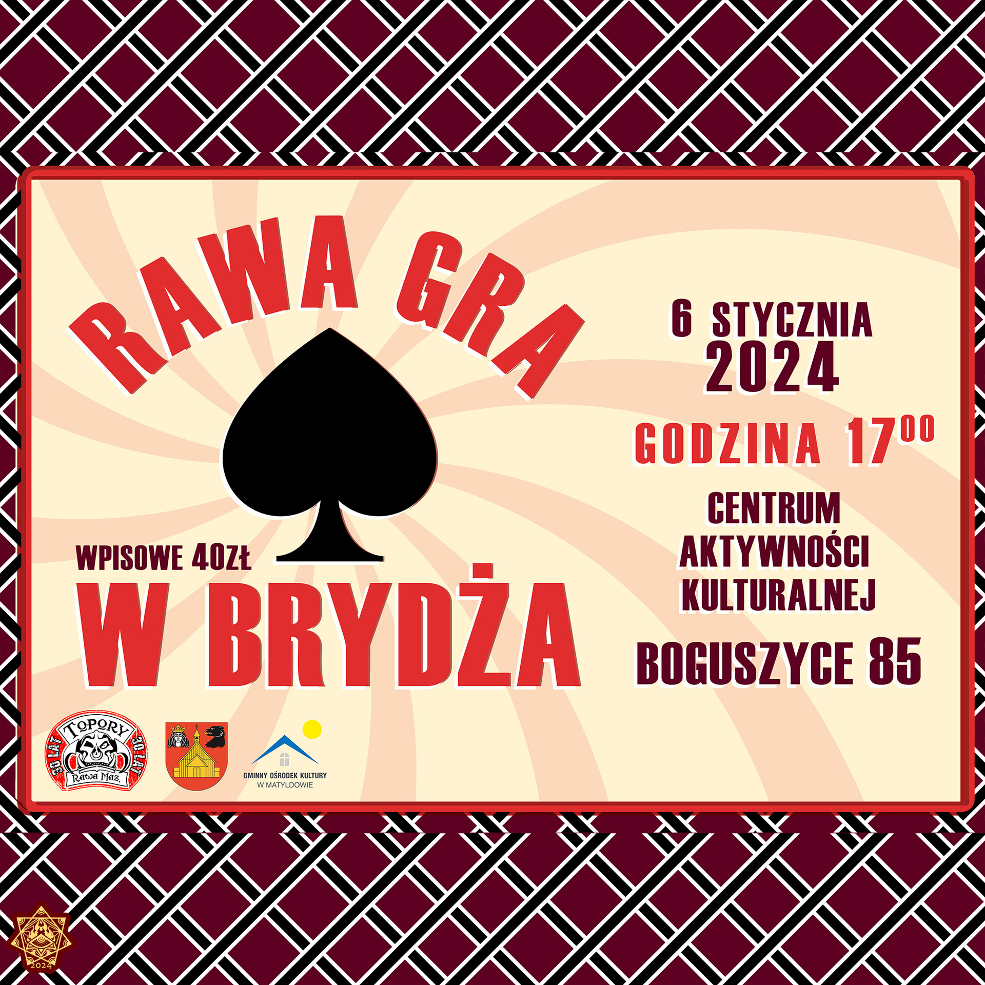 ArtStation - Facebook 'Rawa Gra w Brydża 2024' banner