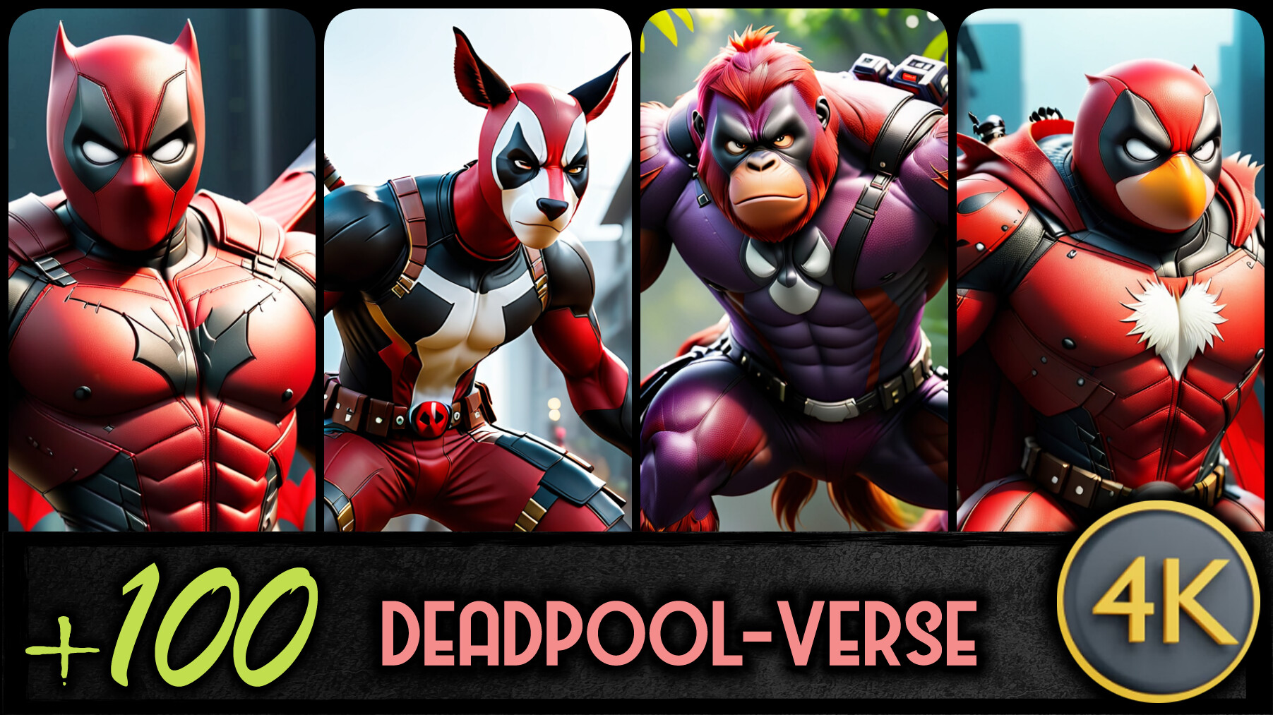 ArtStation - +100 Deadpool-Verse | Full Body | 4K | SuperHeroes-Verse ...