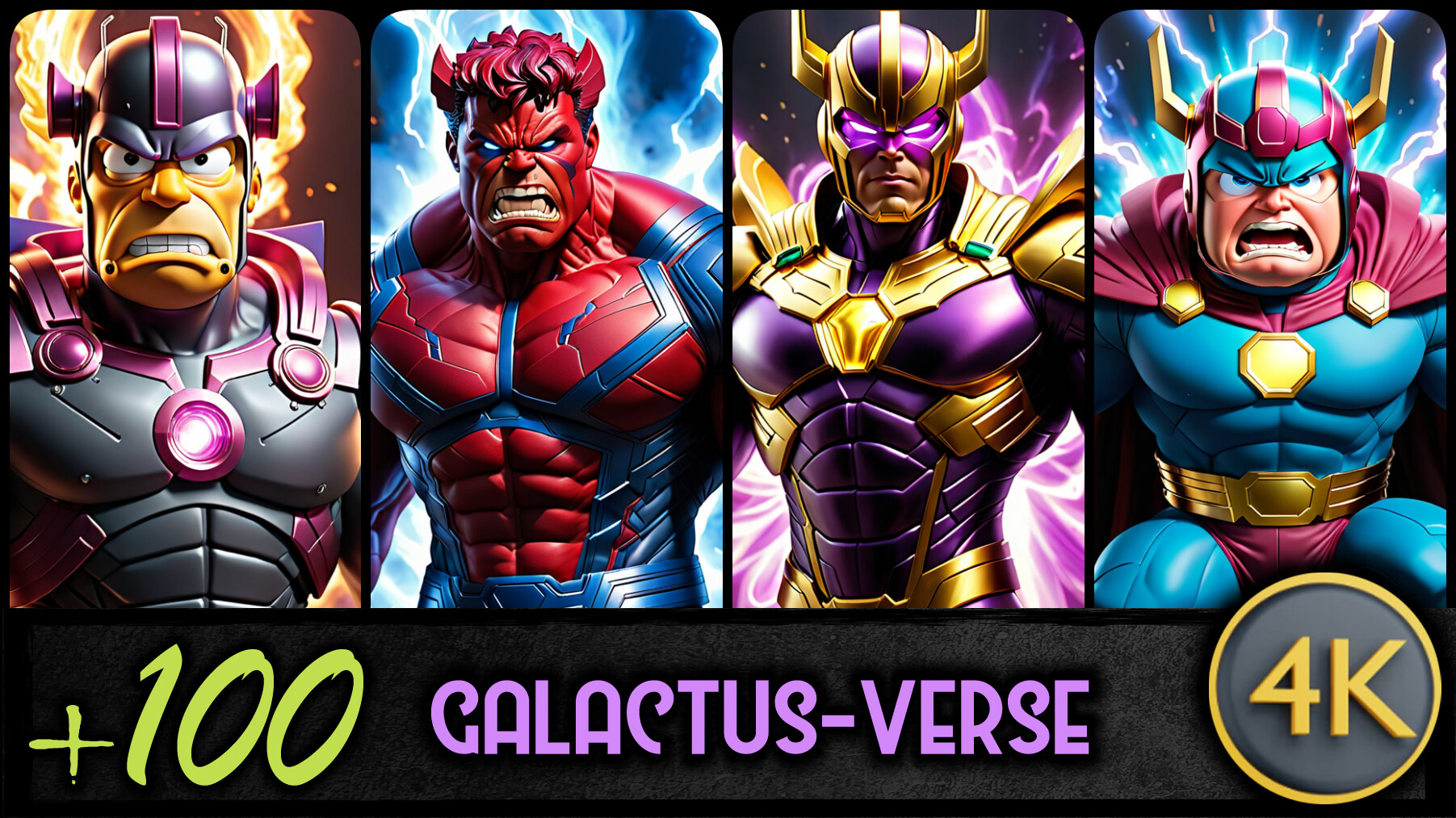 ArtStation - +100 Galactus-Verse | Full Body | 4K | SuperHeroes-Verse Vol.02