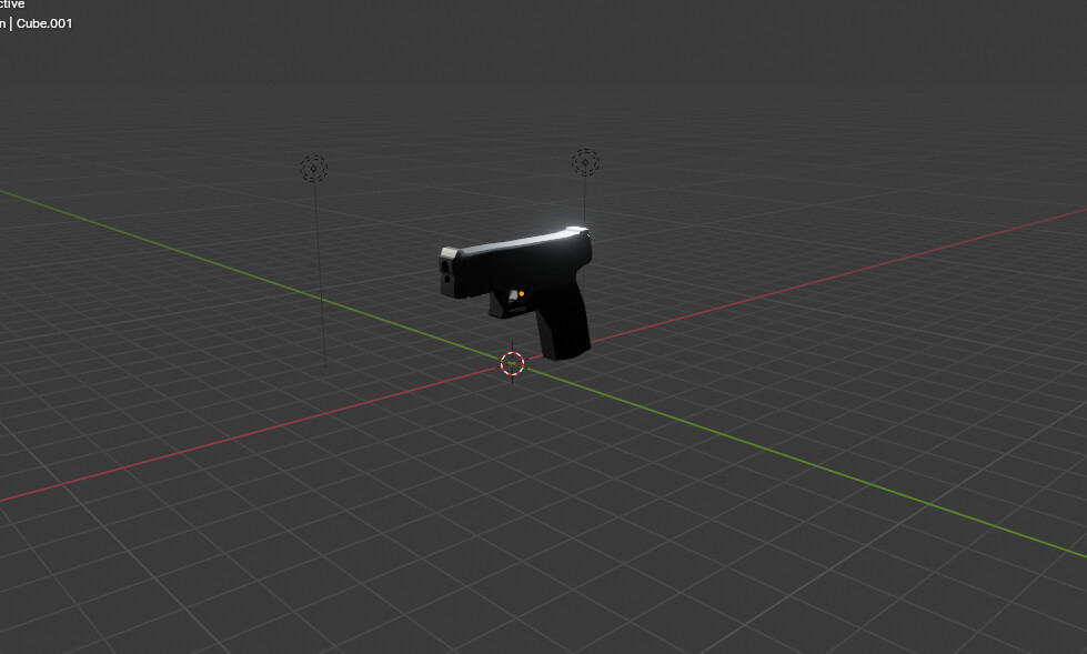 ArtStation - Glock And m4A1 model blender