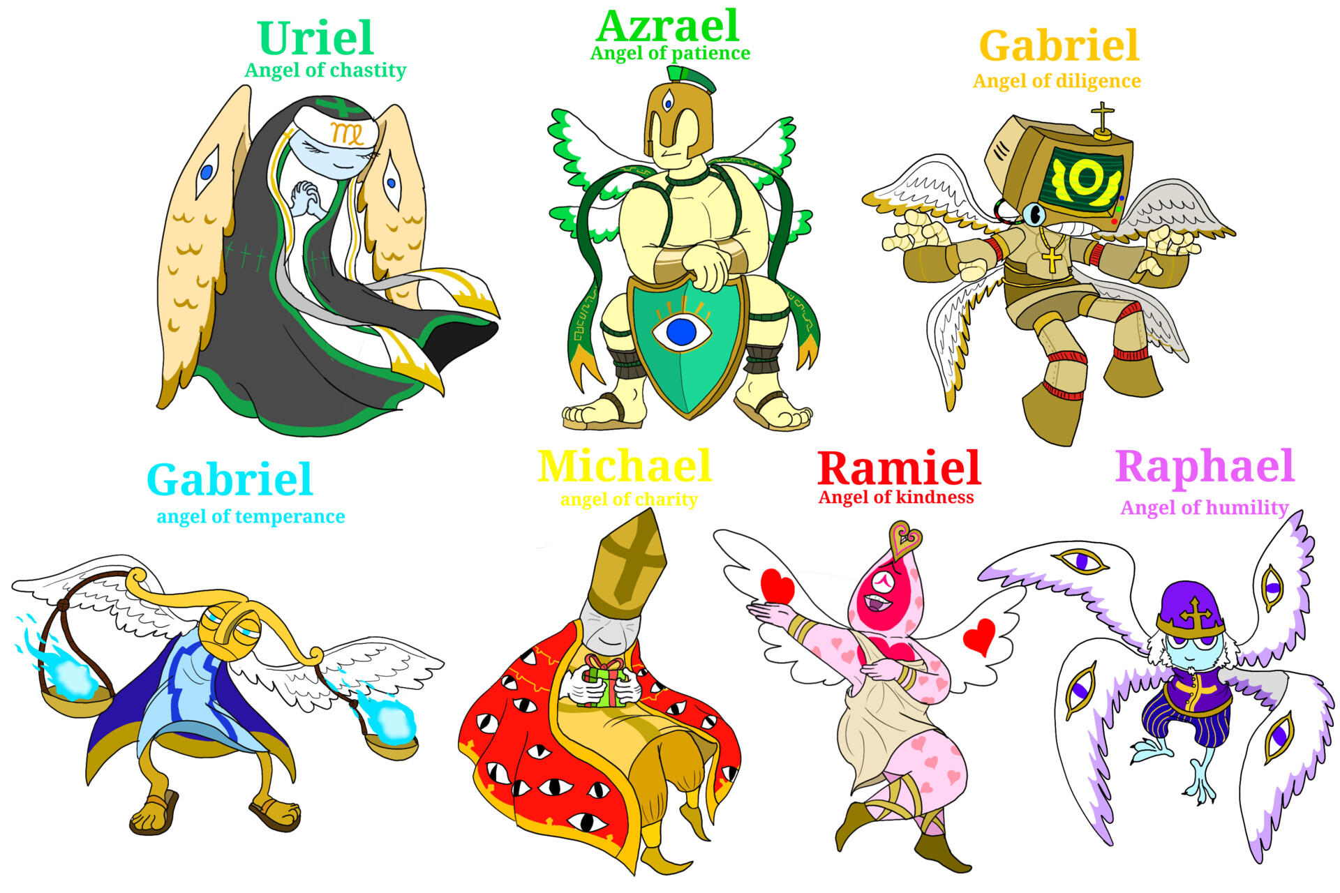 ArtStation - The 7 virtues