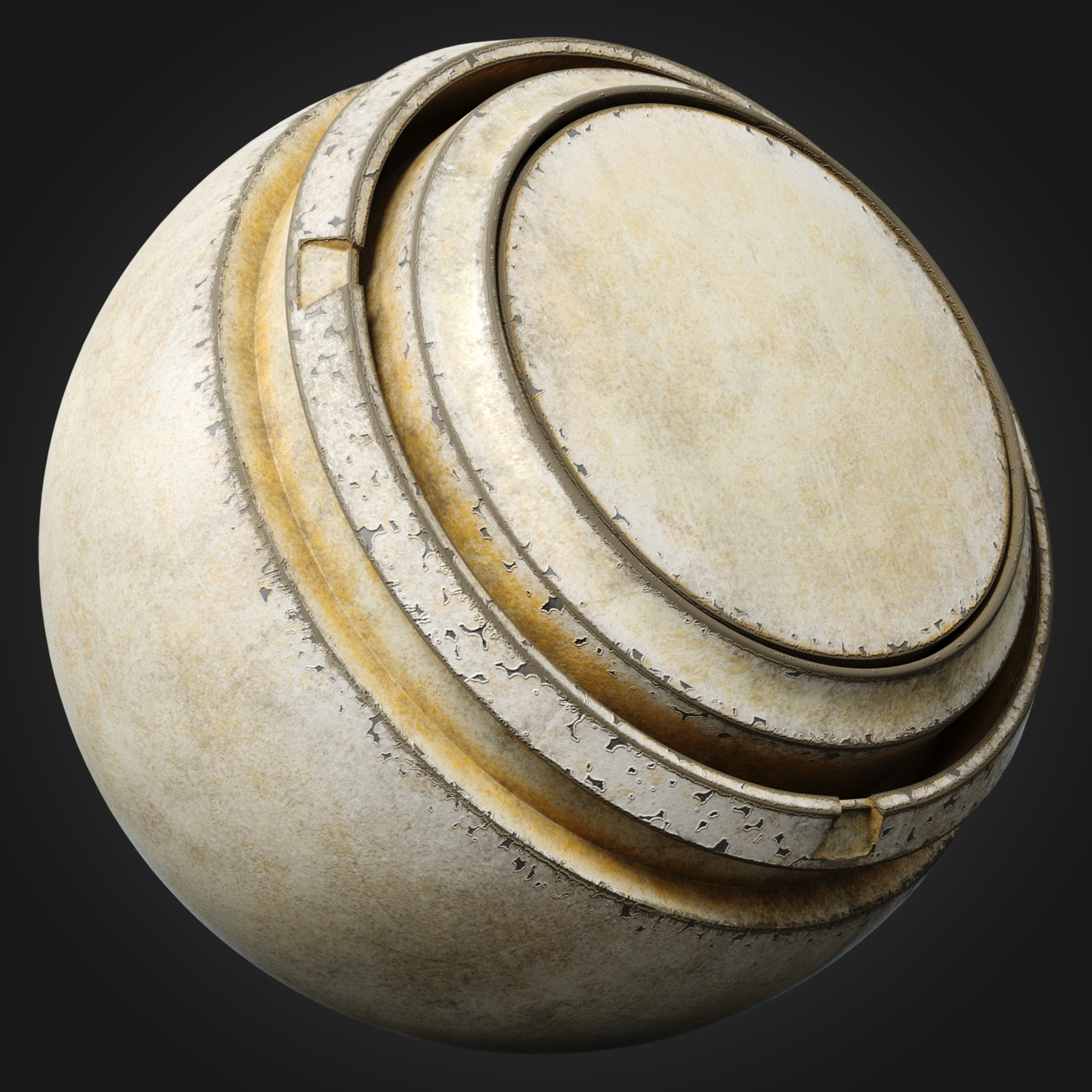 Morph Target - 30 Damaged Metal Smart Materials Vol 01