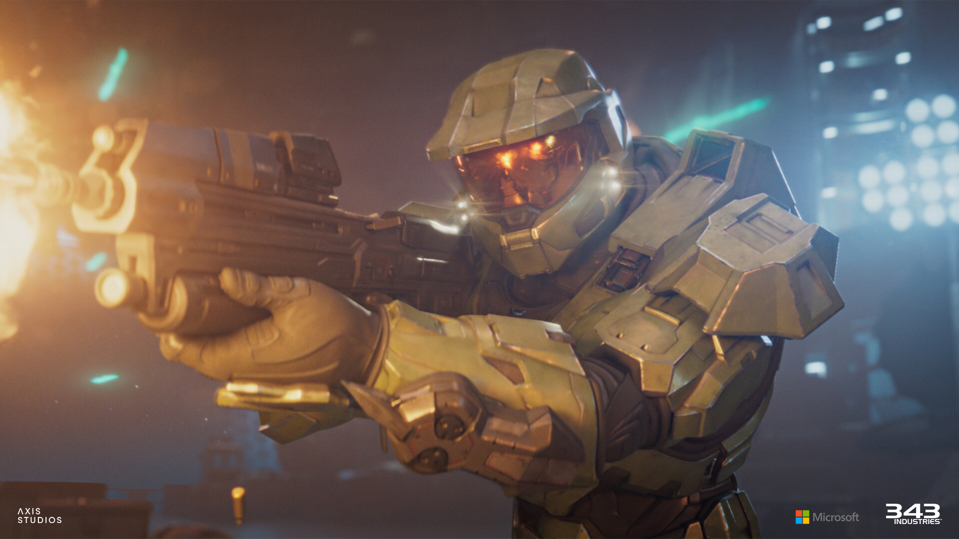 Axis Studios - Halo Infinite: Story- Colourscripts to Final Stills