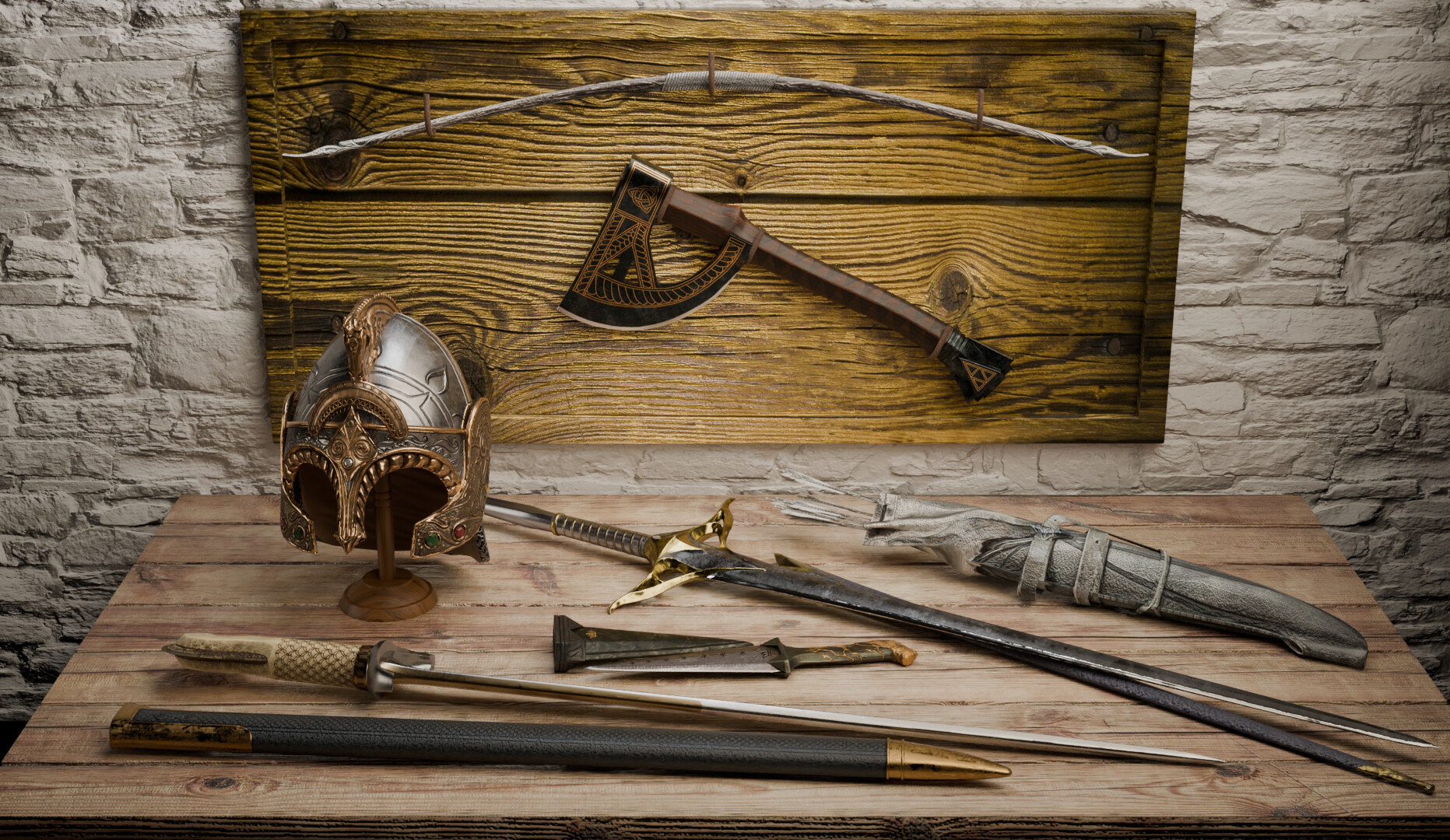 ArtStation - Medieval war props