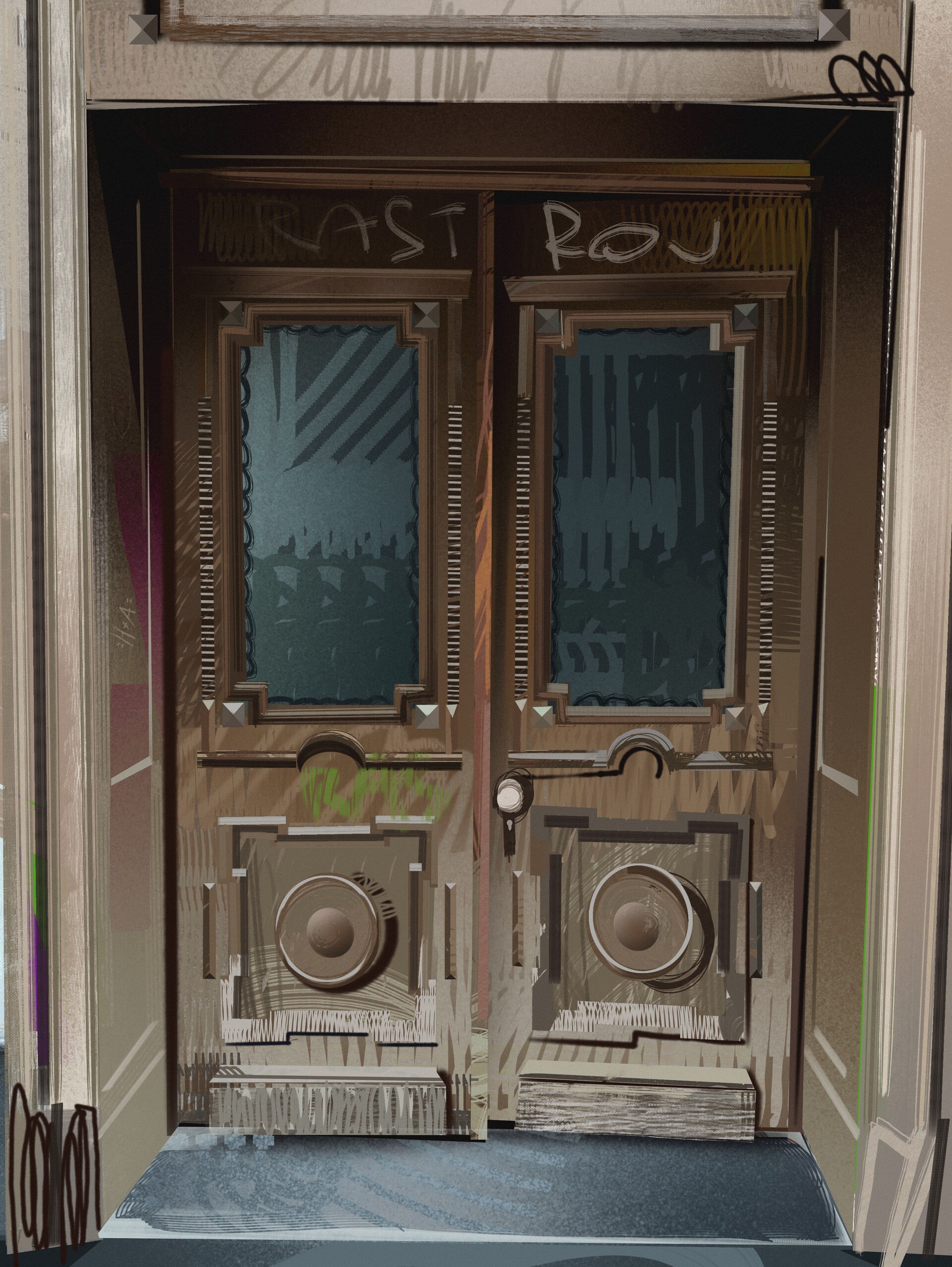 ArtStation - The door of Batumi