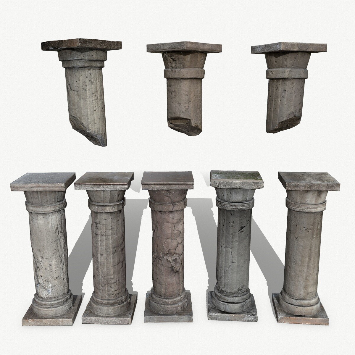 ArtStation - rome stone pillar