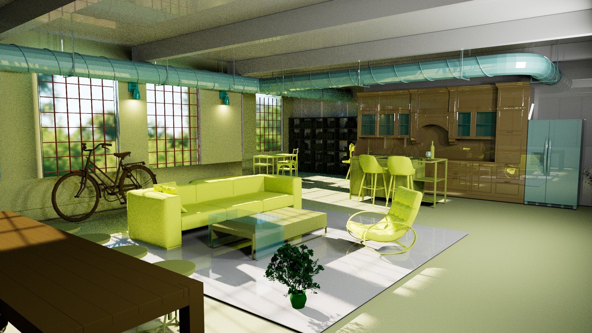 ArtStation - Room Interior Day Lighting Beauty Render By Ansh Agrawal