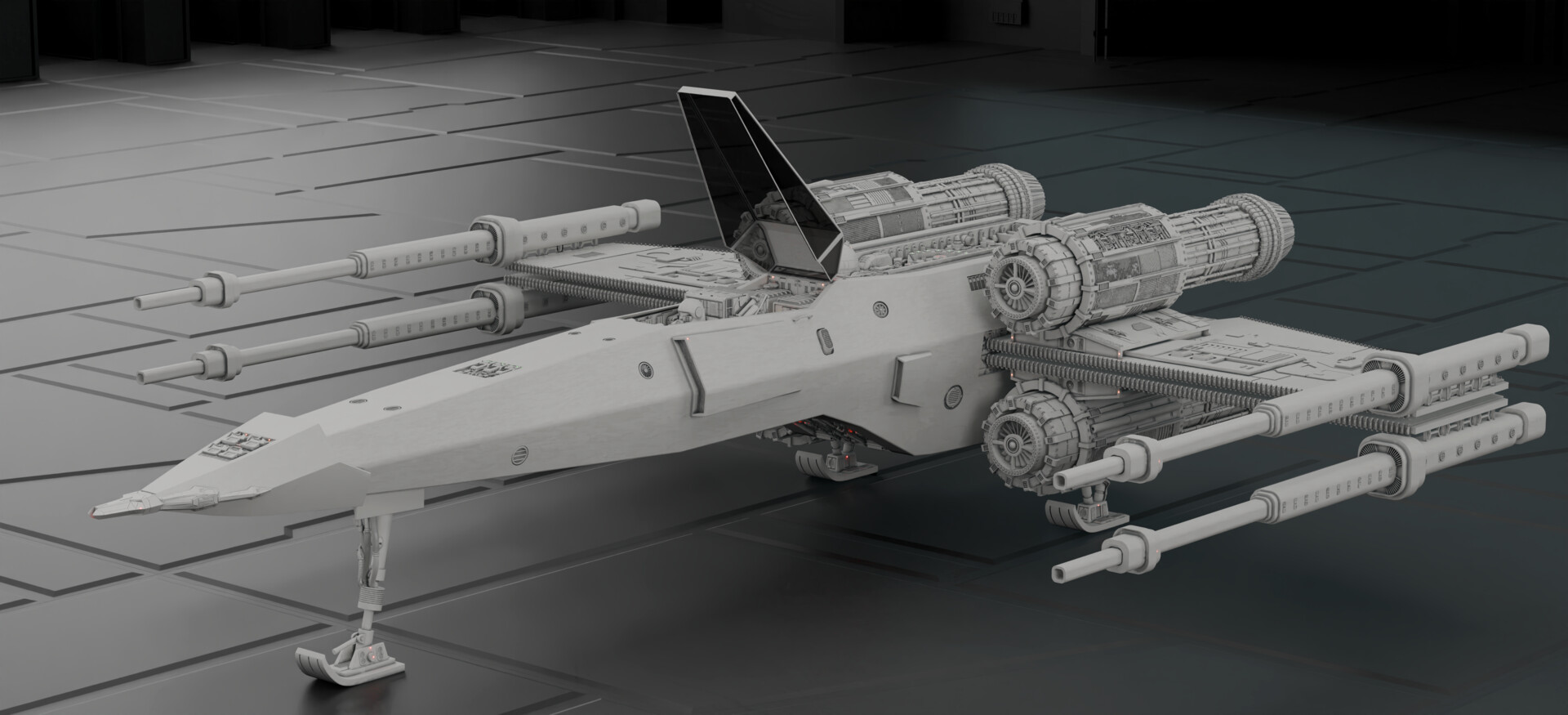 ArtStation - X-WING indoor