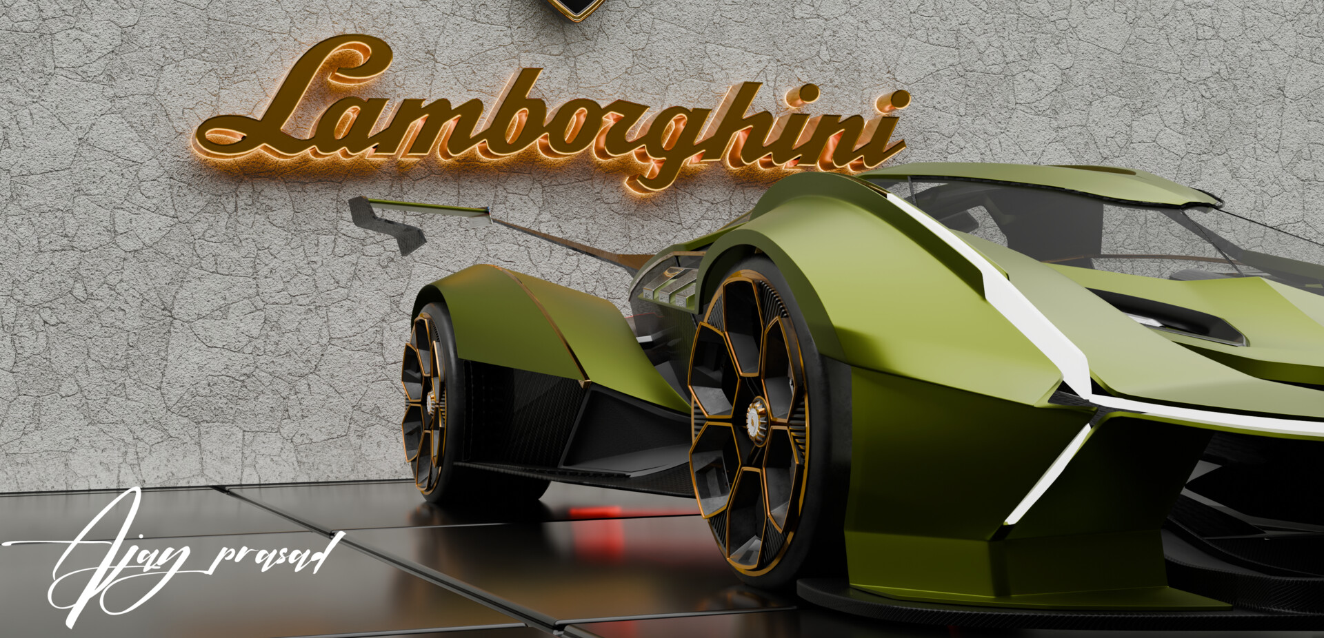 ArtStation - LAMBO V12 VISION GRAN TURISMO