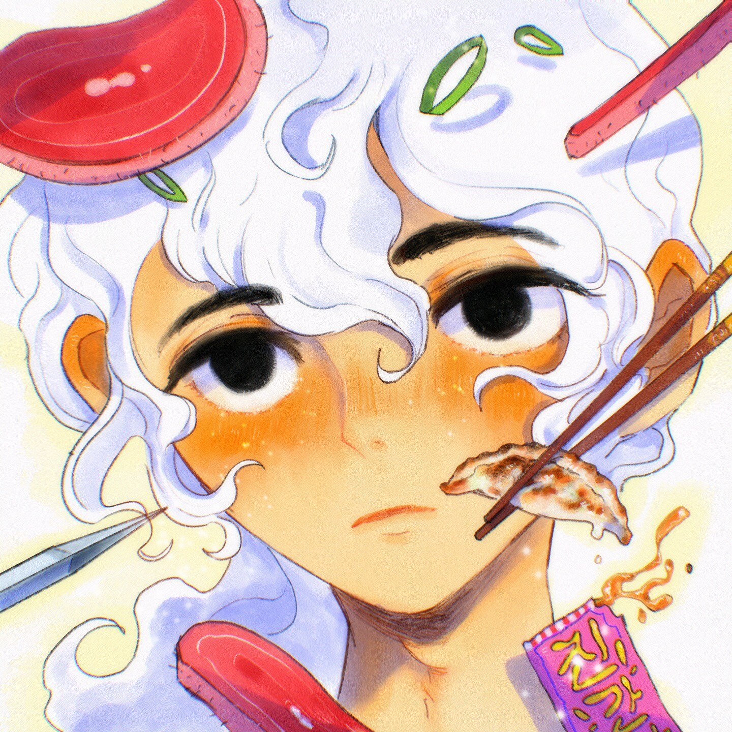 ArtStation - food & guys