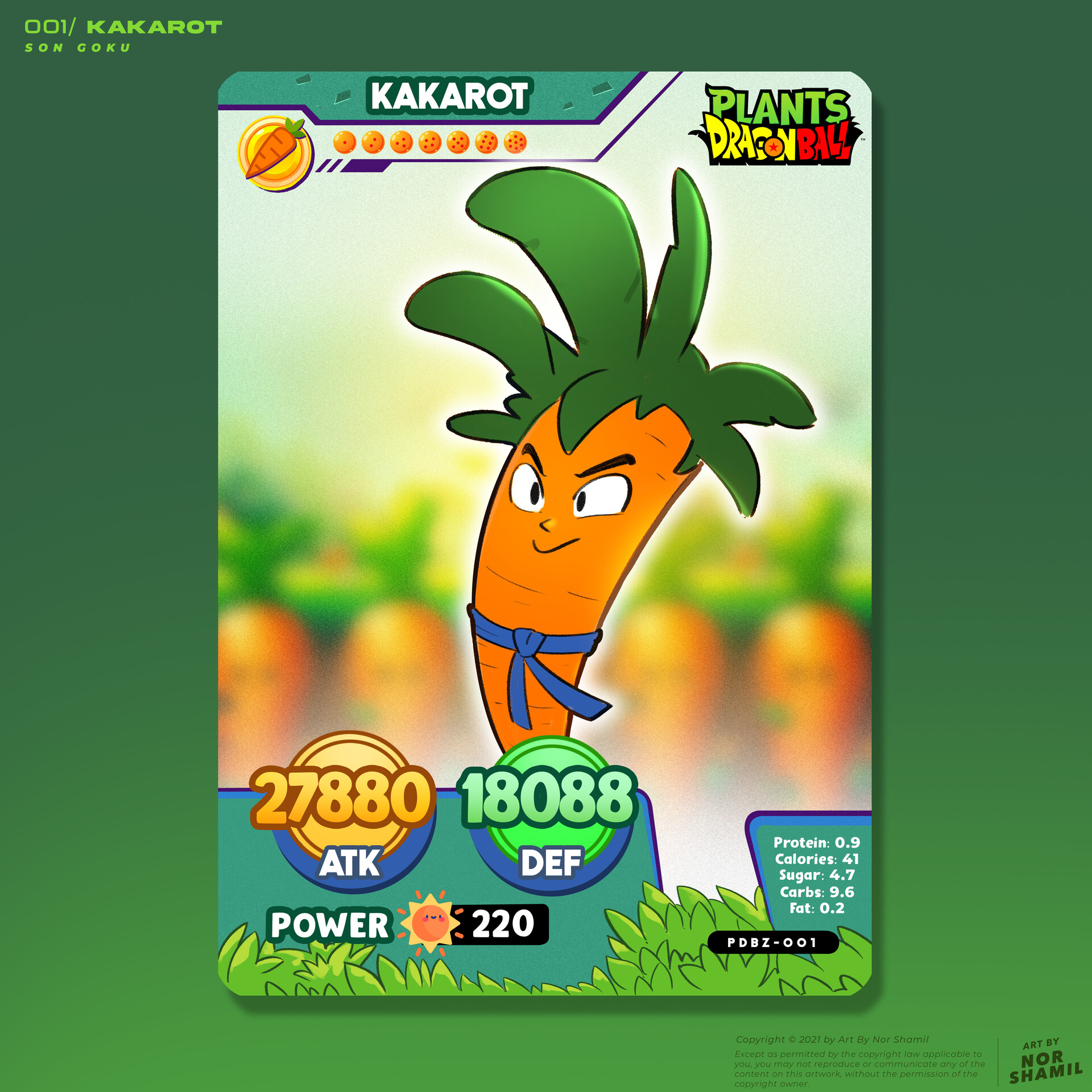 ArtStation - Card 001/KAKAROT