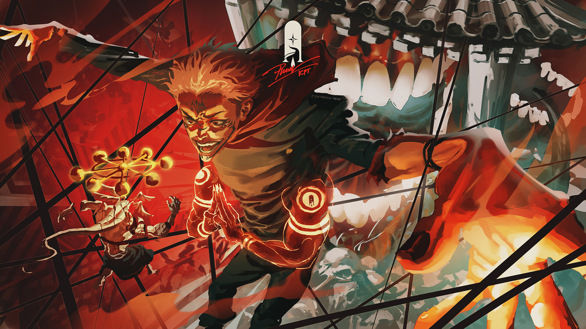 ArtStation - Sukuna vs Mahoraga