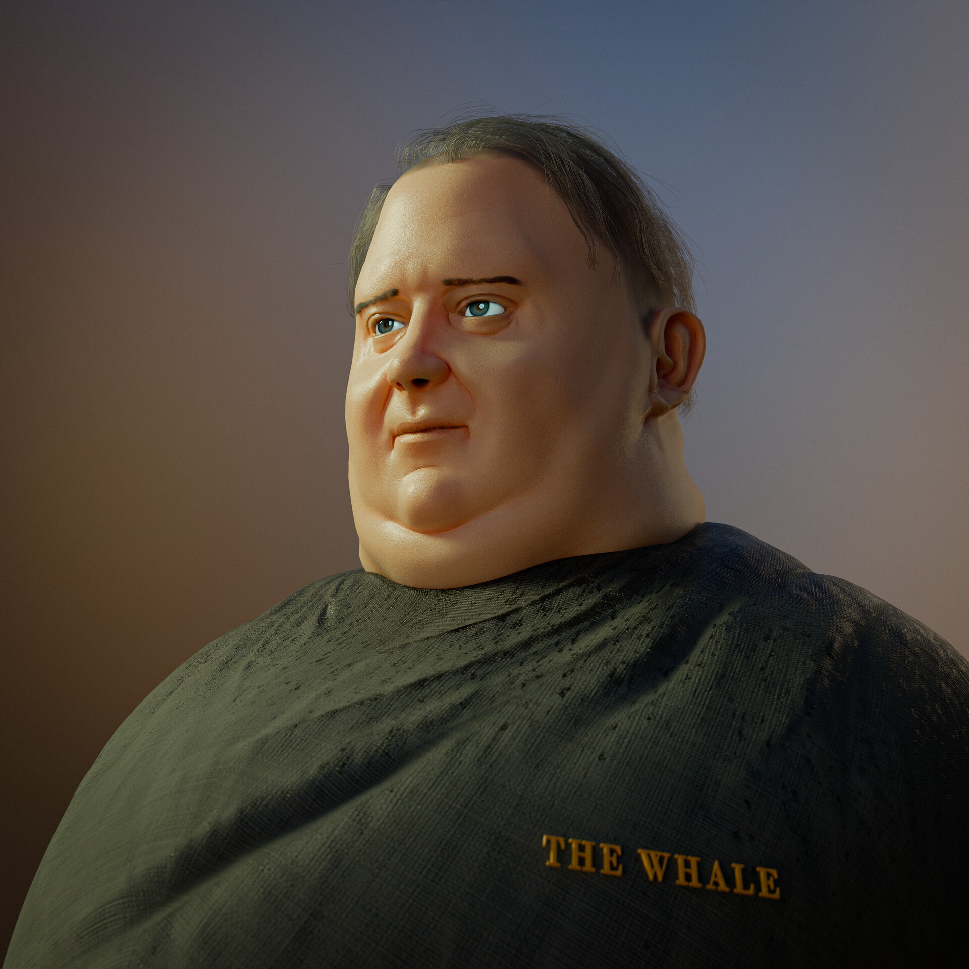 ArtStation - ”The Whale"movie fan art