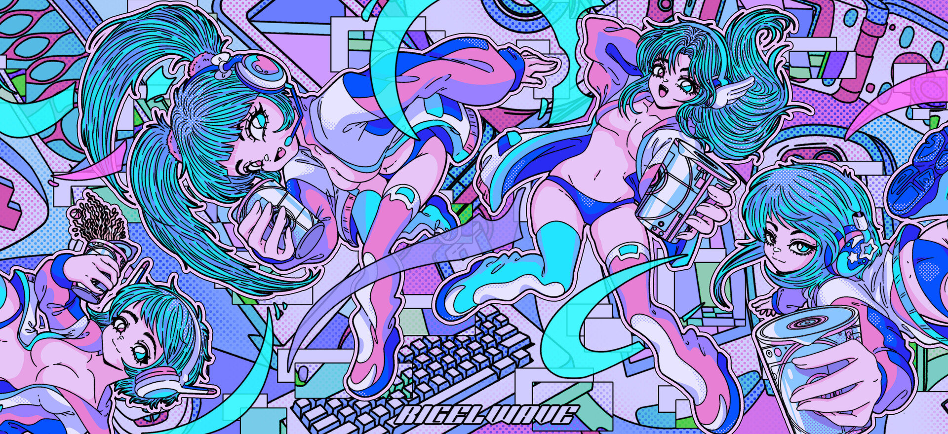 ArtStation - DIGITAL APETITE 2024 ₊˚.⋆☾⋆⁺₊ original work for Cup 0 Comfort exhibition