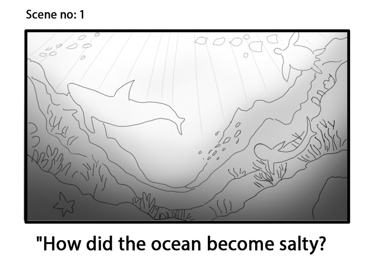 ArtStation - Rough storyboard of beginning of ocean