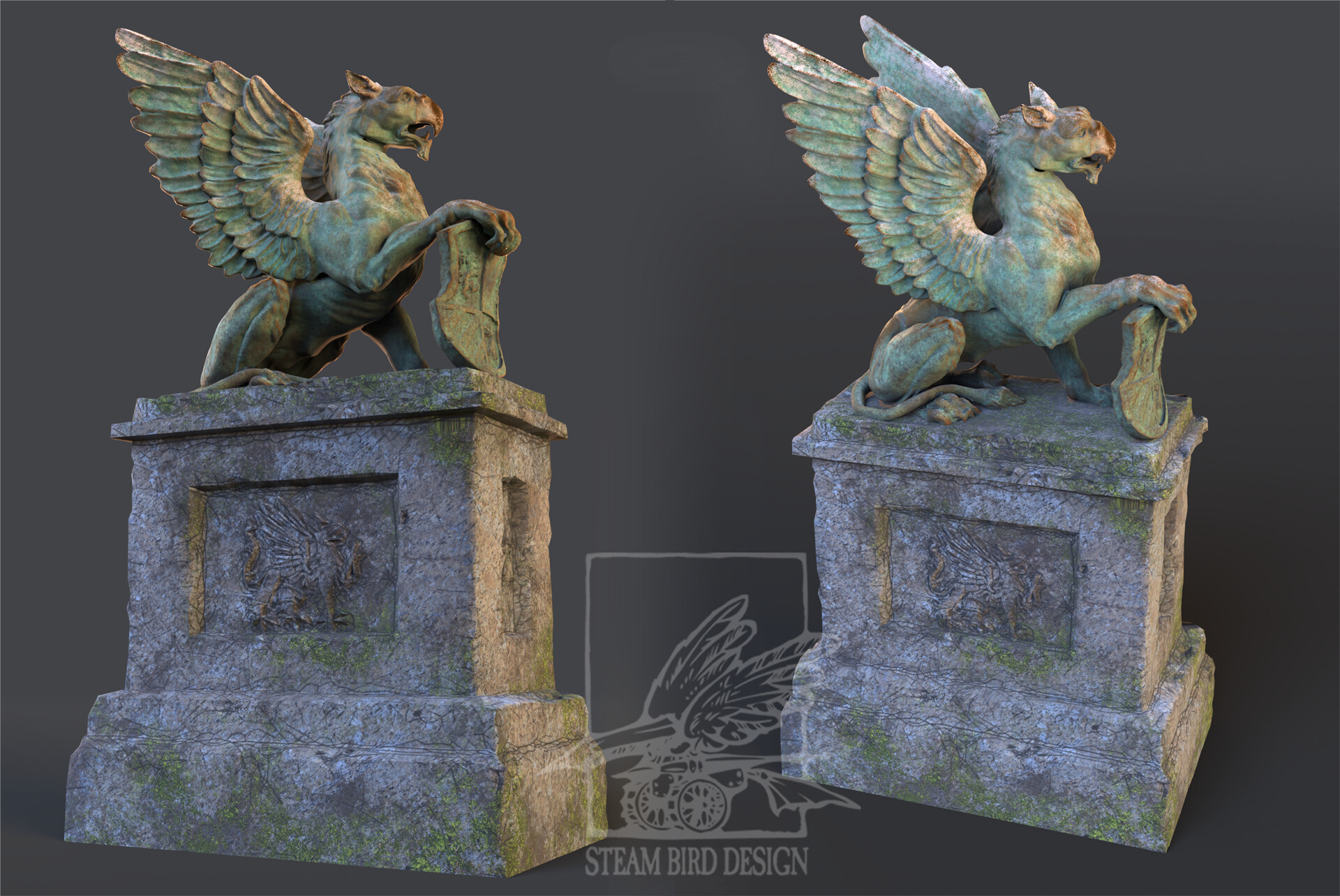 ArtStation - Griffin Statue