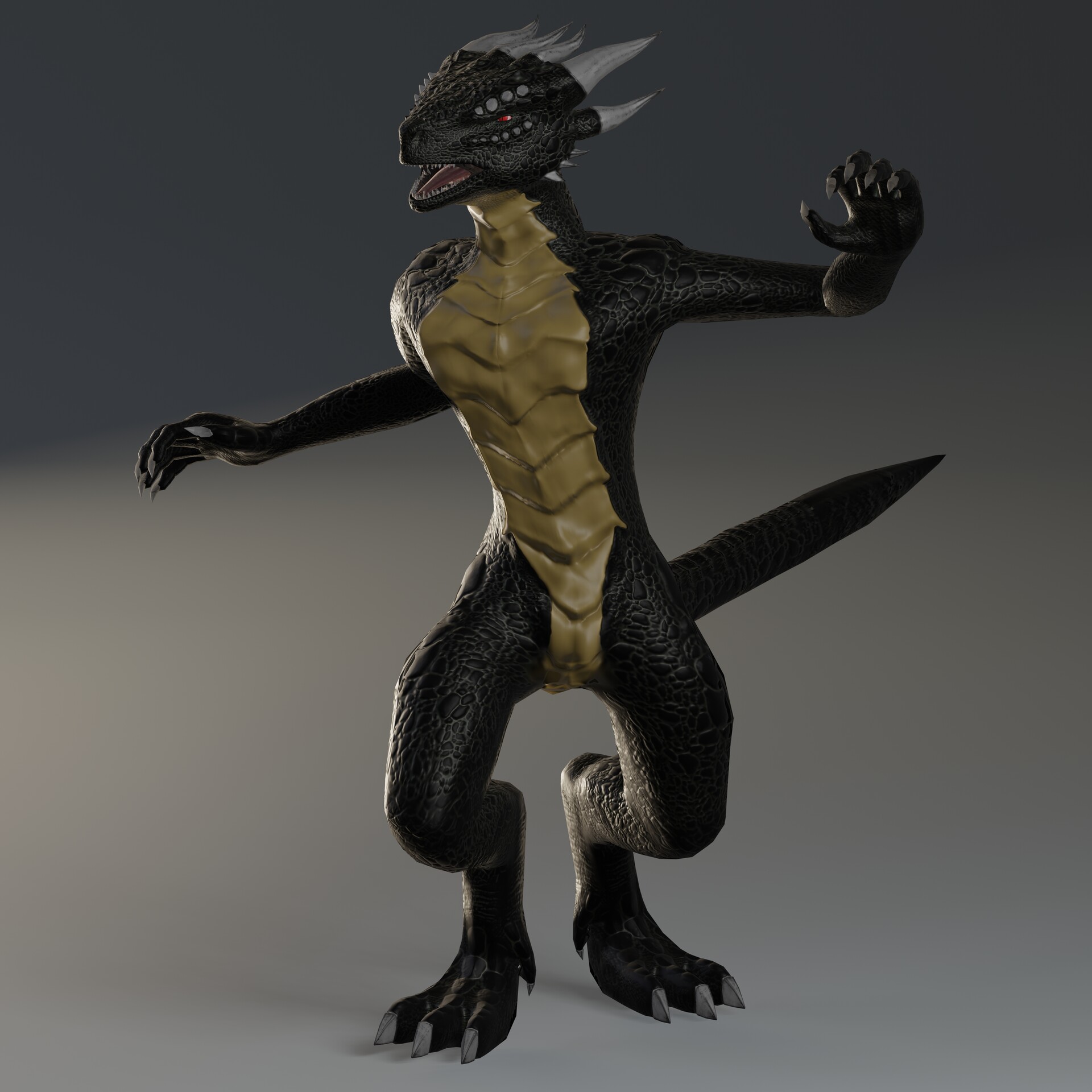 ArtStation - Low Poly Kobold