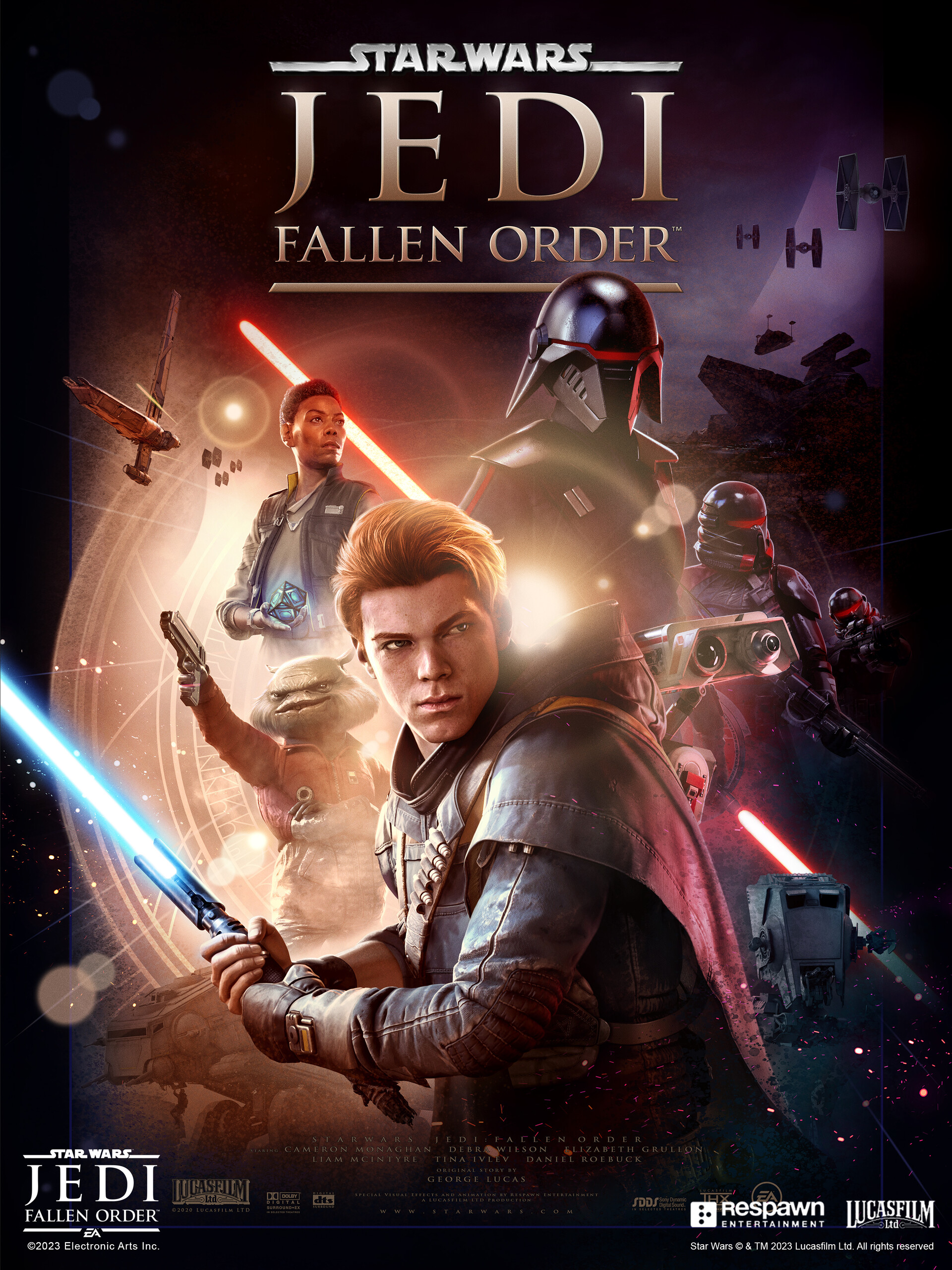 Jordan Lamarre-Wan - JEDI Fallen Order - Retro Box Art Cover