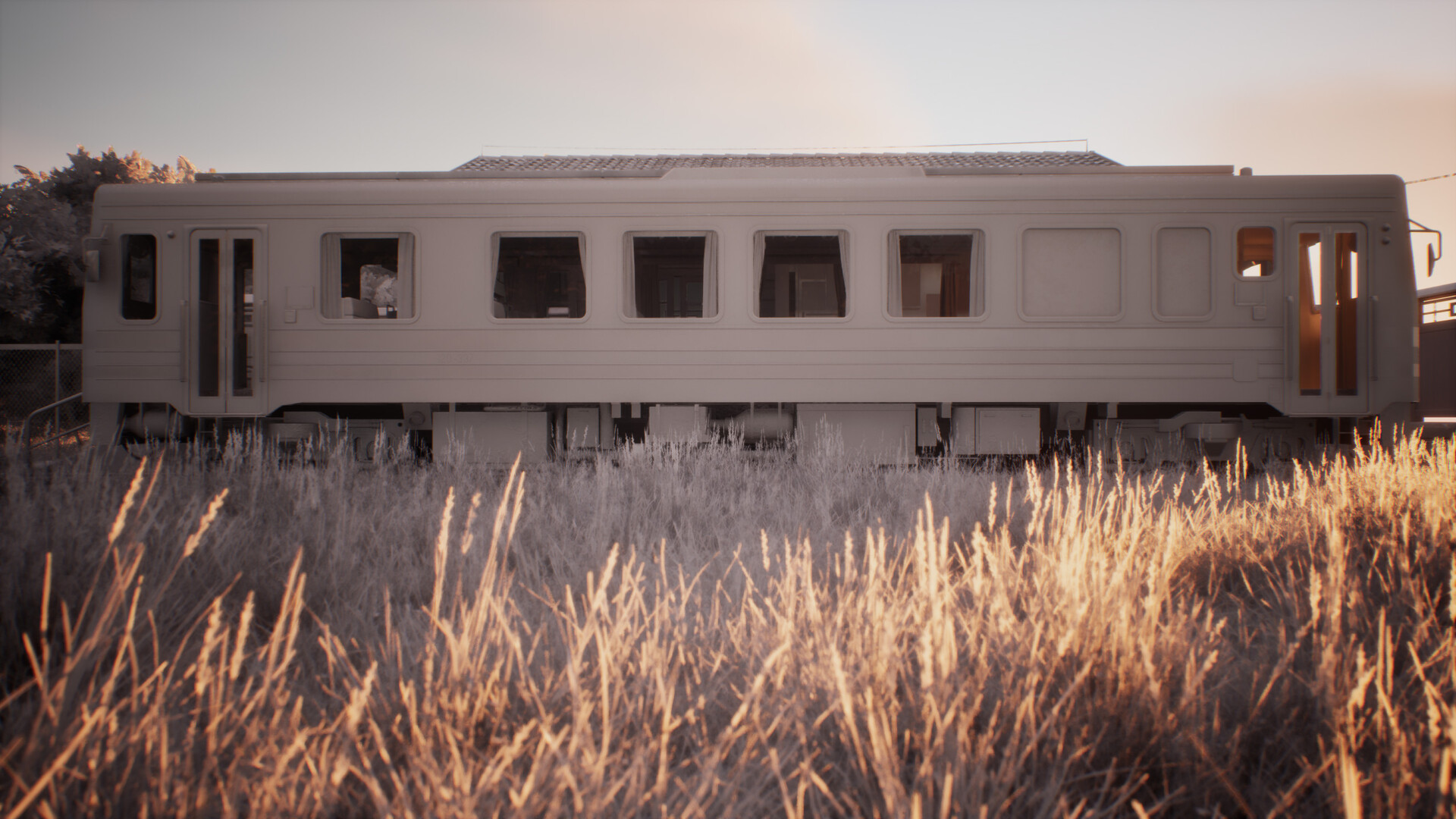 The Art of Marc Tan - Afternoon At The Train Station