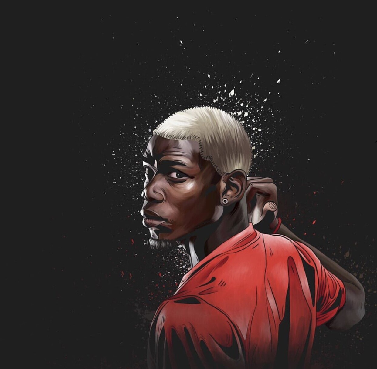 ArtStation - Paul Pogba - Art and Web design