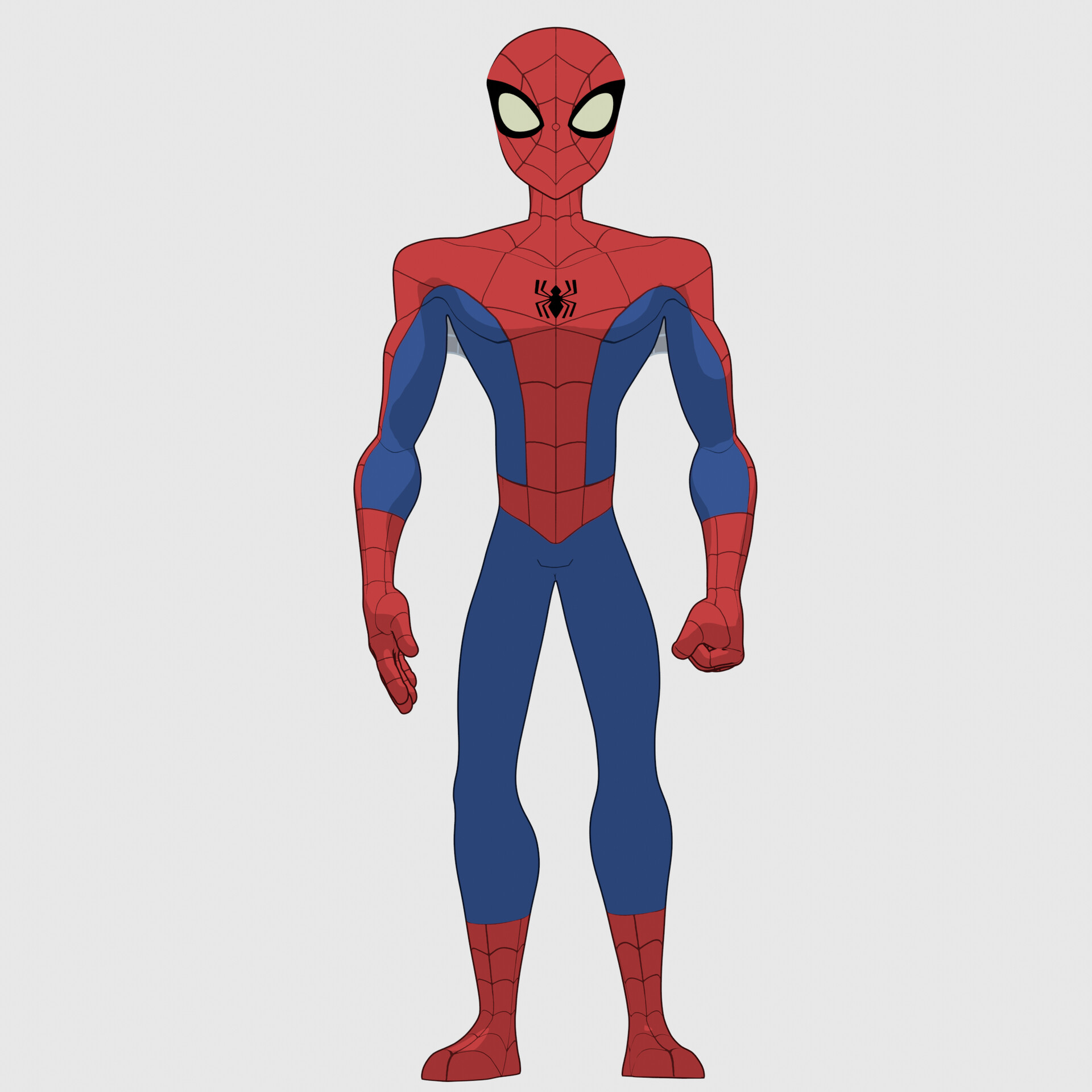 spiderman render deviantart