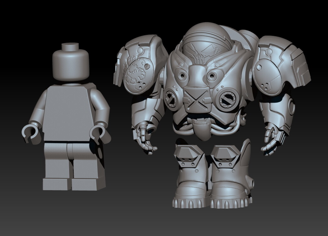 ArtStation - StarCraft Jim Raynor. LEGO custom set