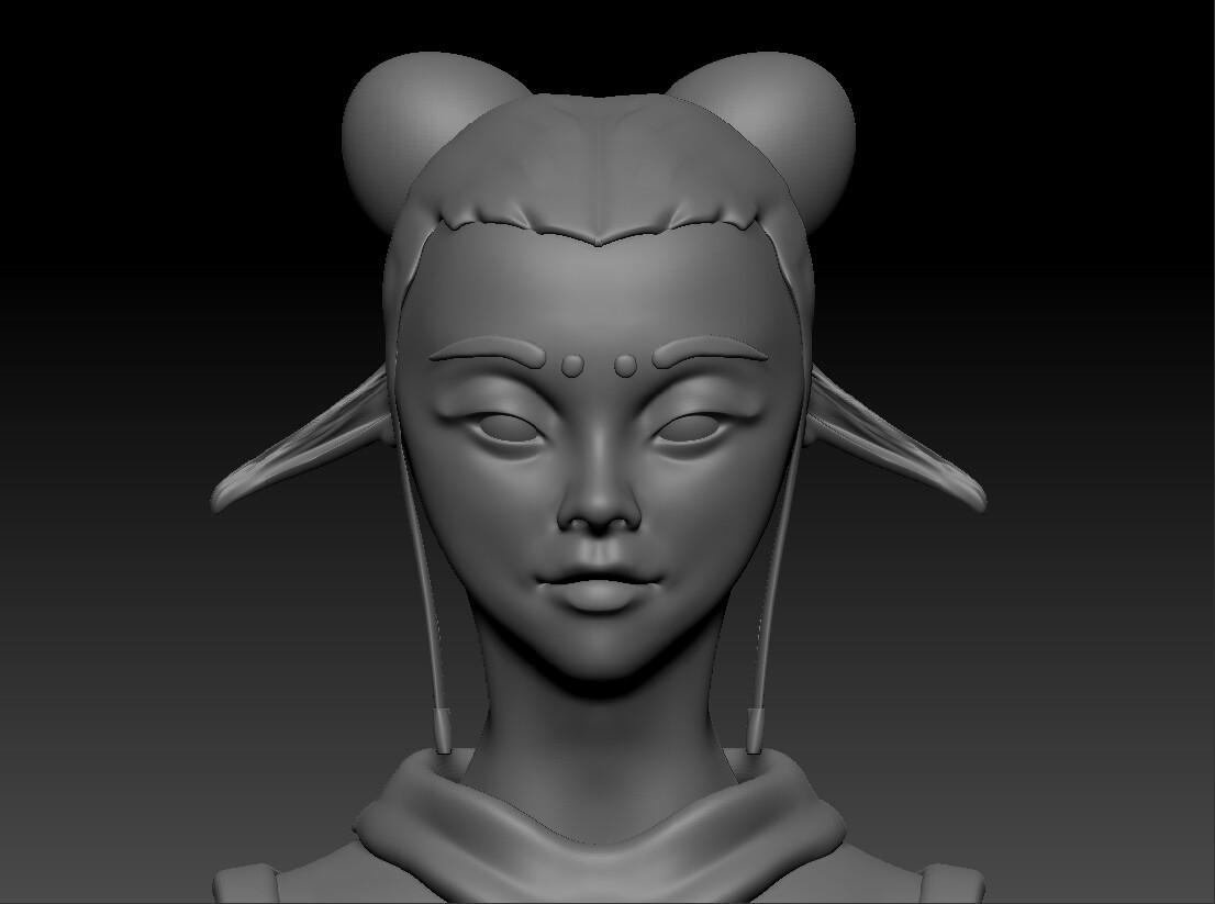 Janelle CUISSARD - Character modeling Azuria