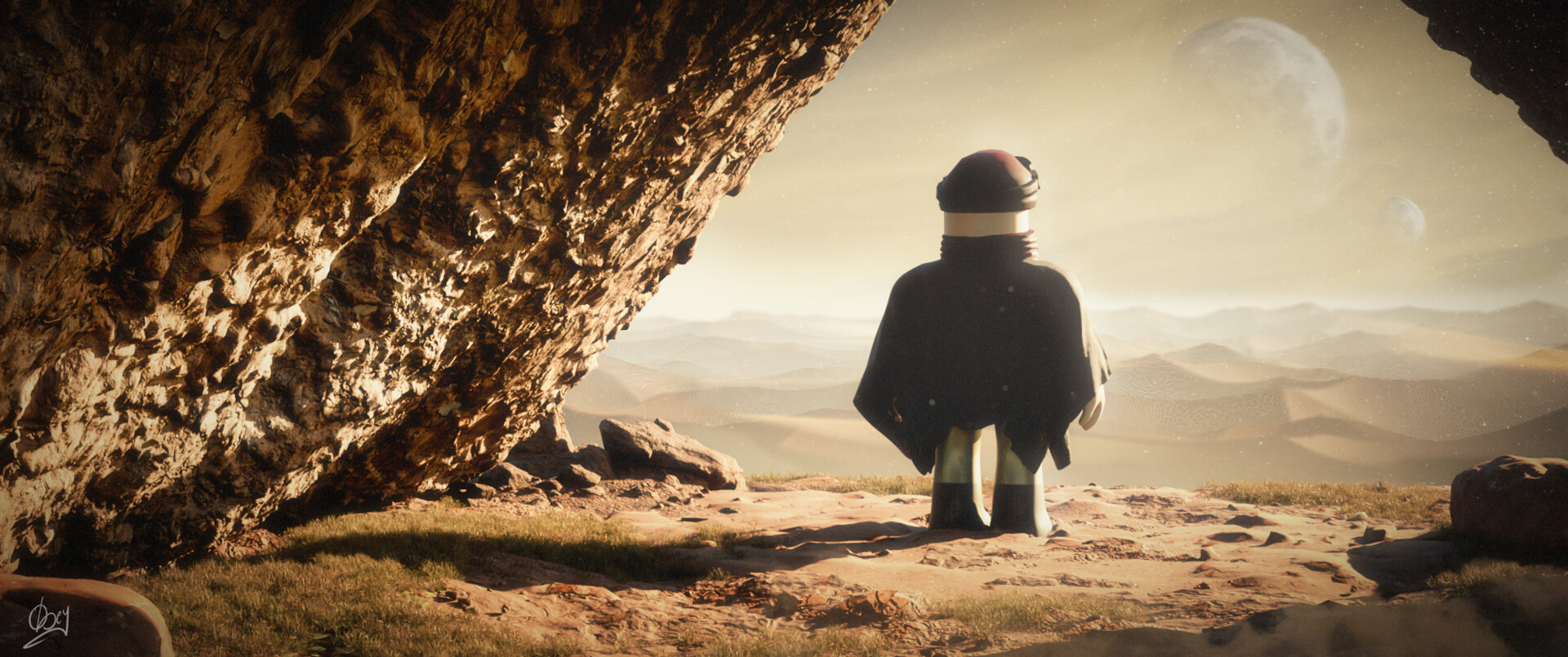 ArtStation - Dunes Environment Render