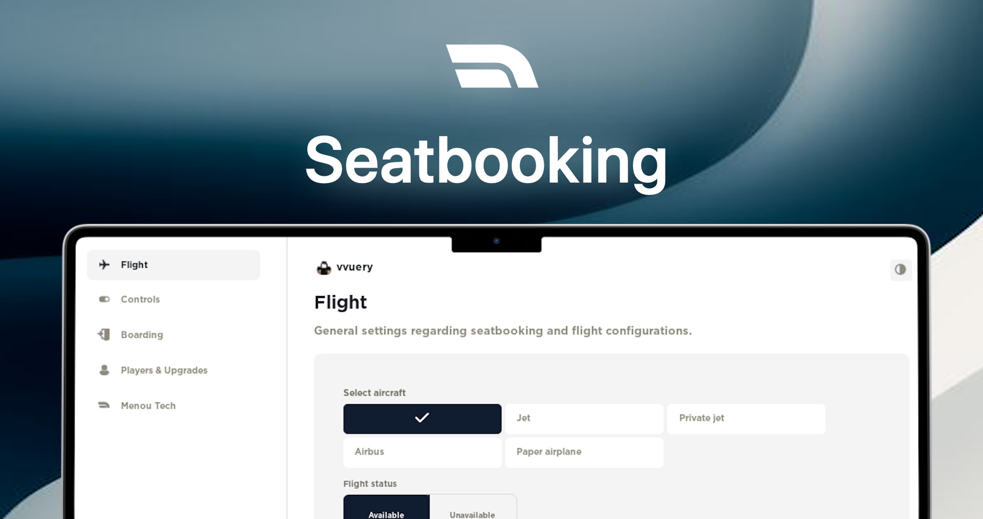 ArtStation - Seatbooking flight dashboard
