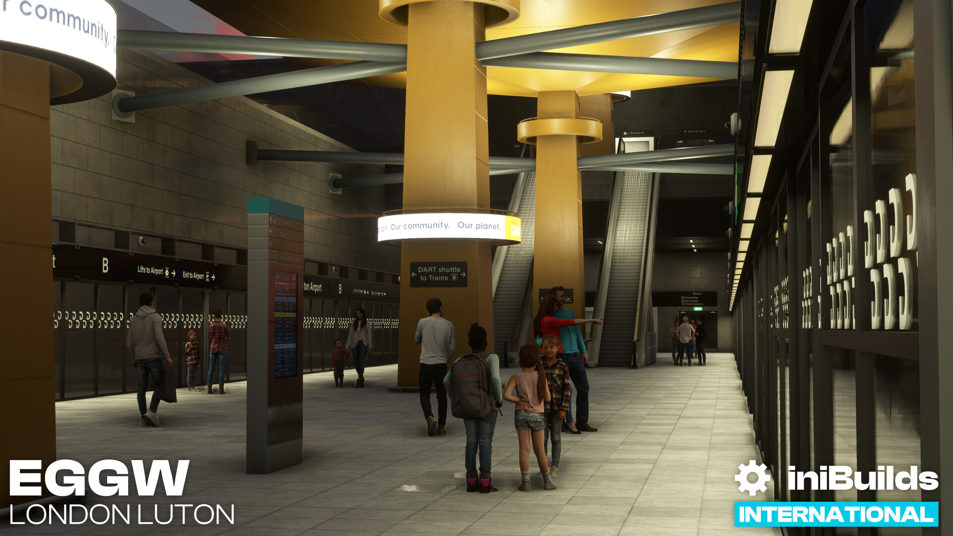 iniBuilds - Luton Airport (EGGW) for Microsoft Flight Simulator