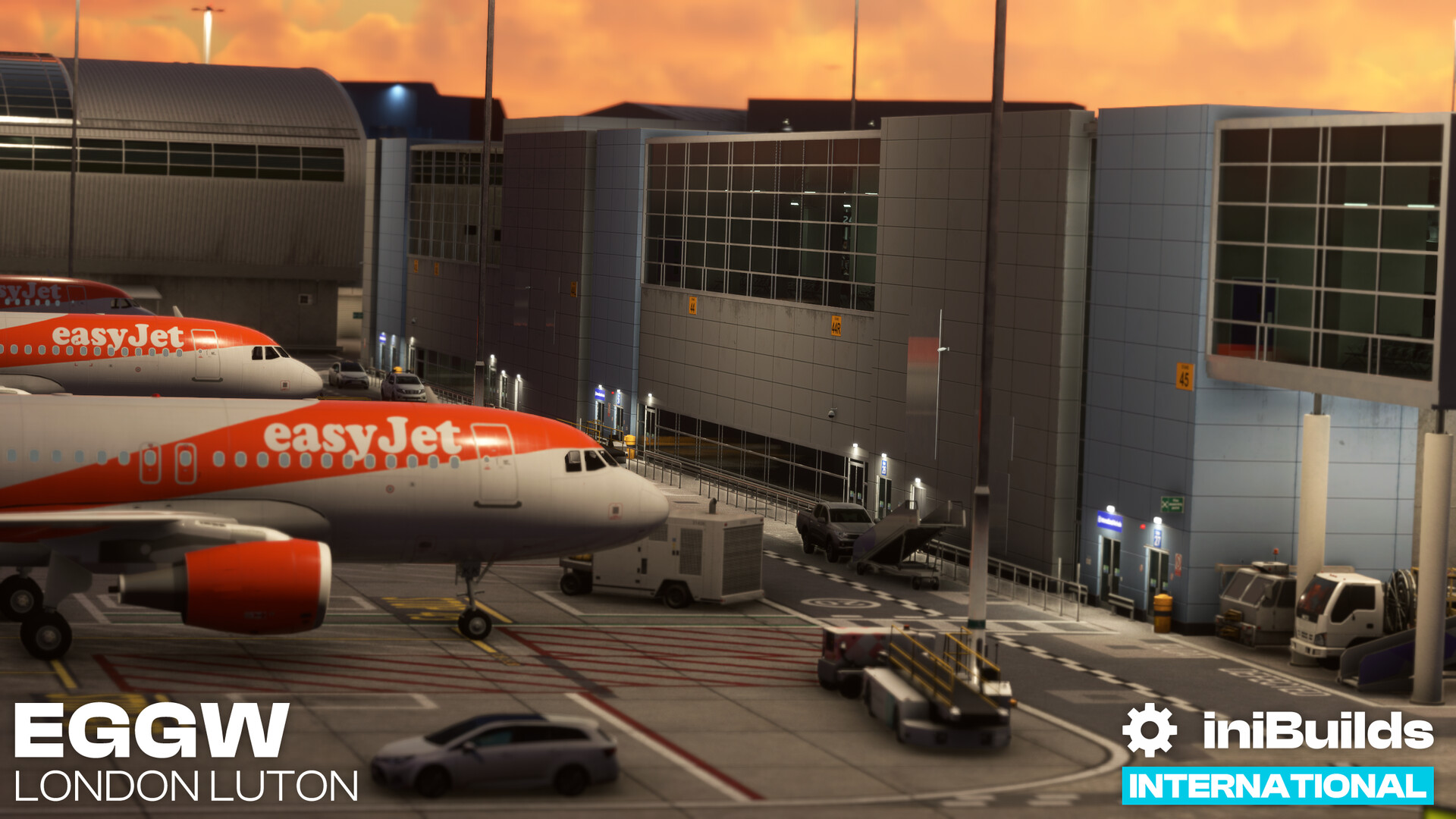 iniBuilds - Luton Airport (EGGW) for Microsoft Flight Simulator