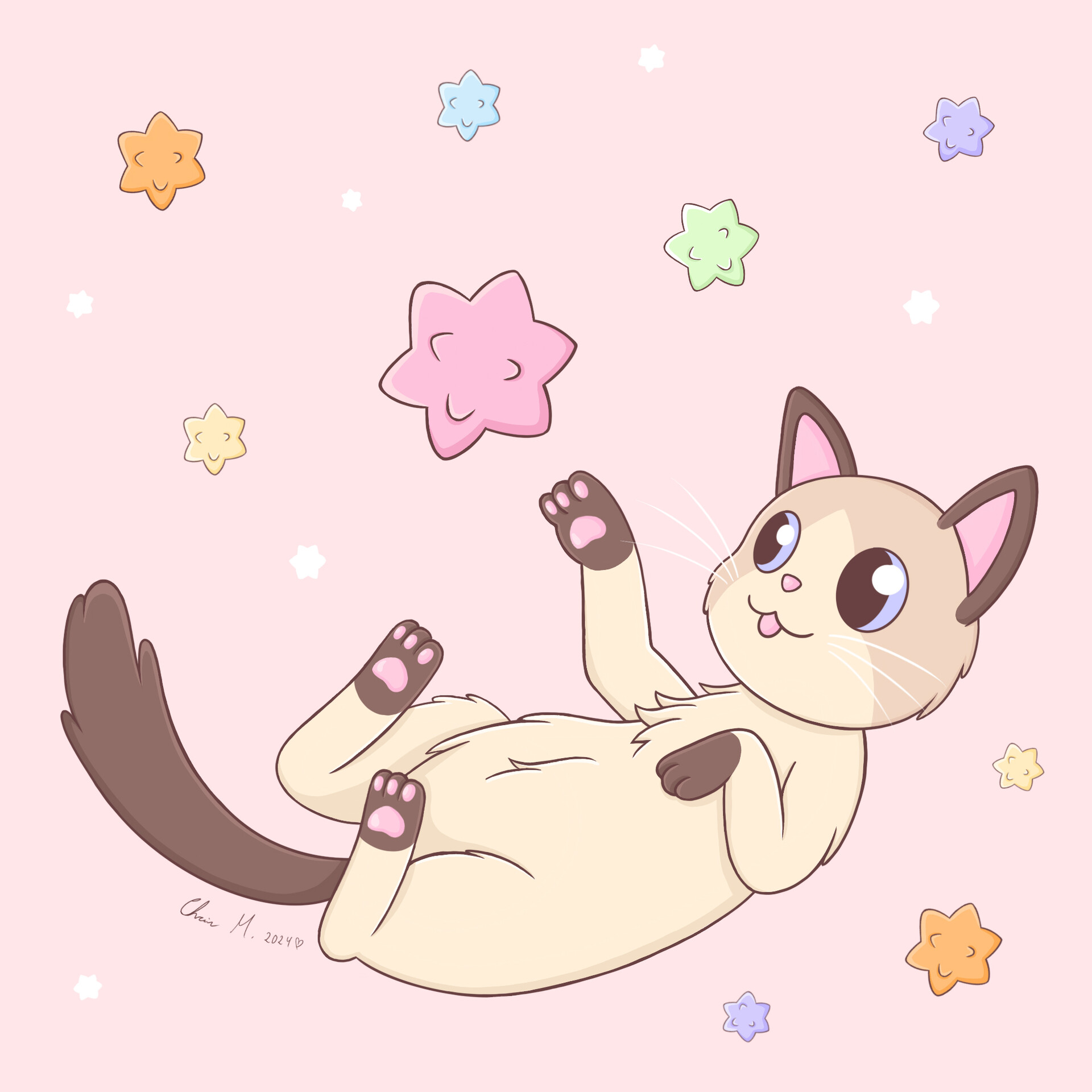 ArtStation - Starry Cat