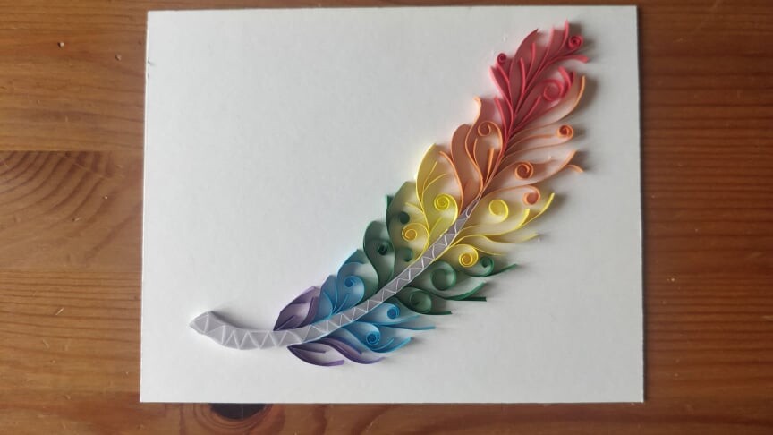 ArtStation - Quilling - Feather