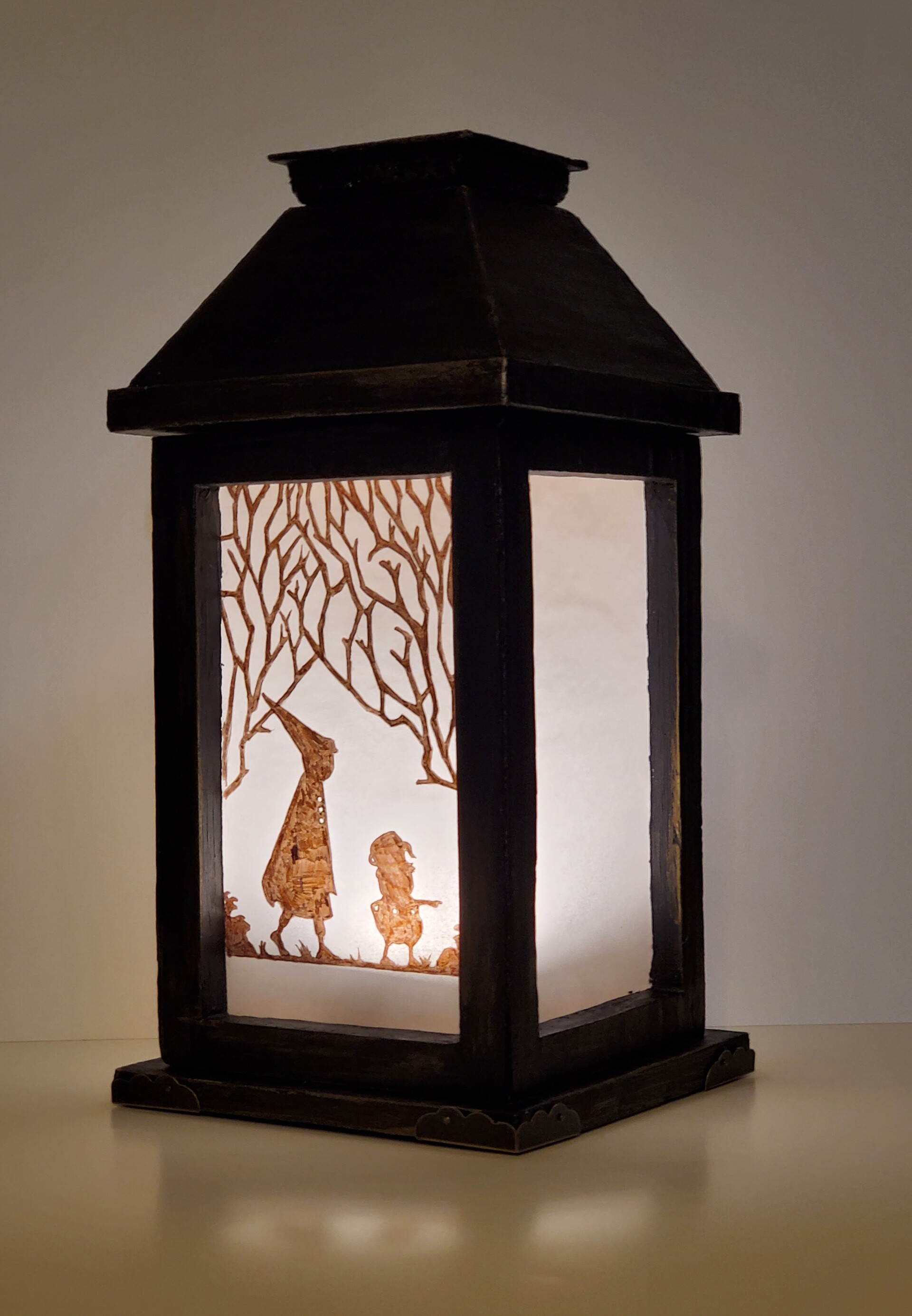 ArtStation - Over the Garden Wall Inspired Cardboard Lantern