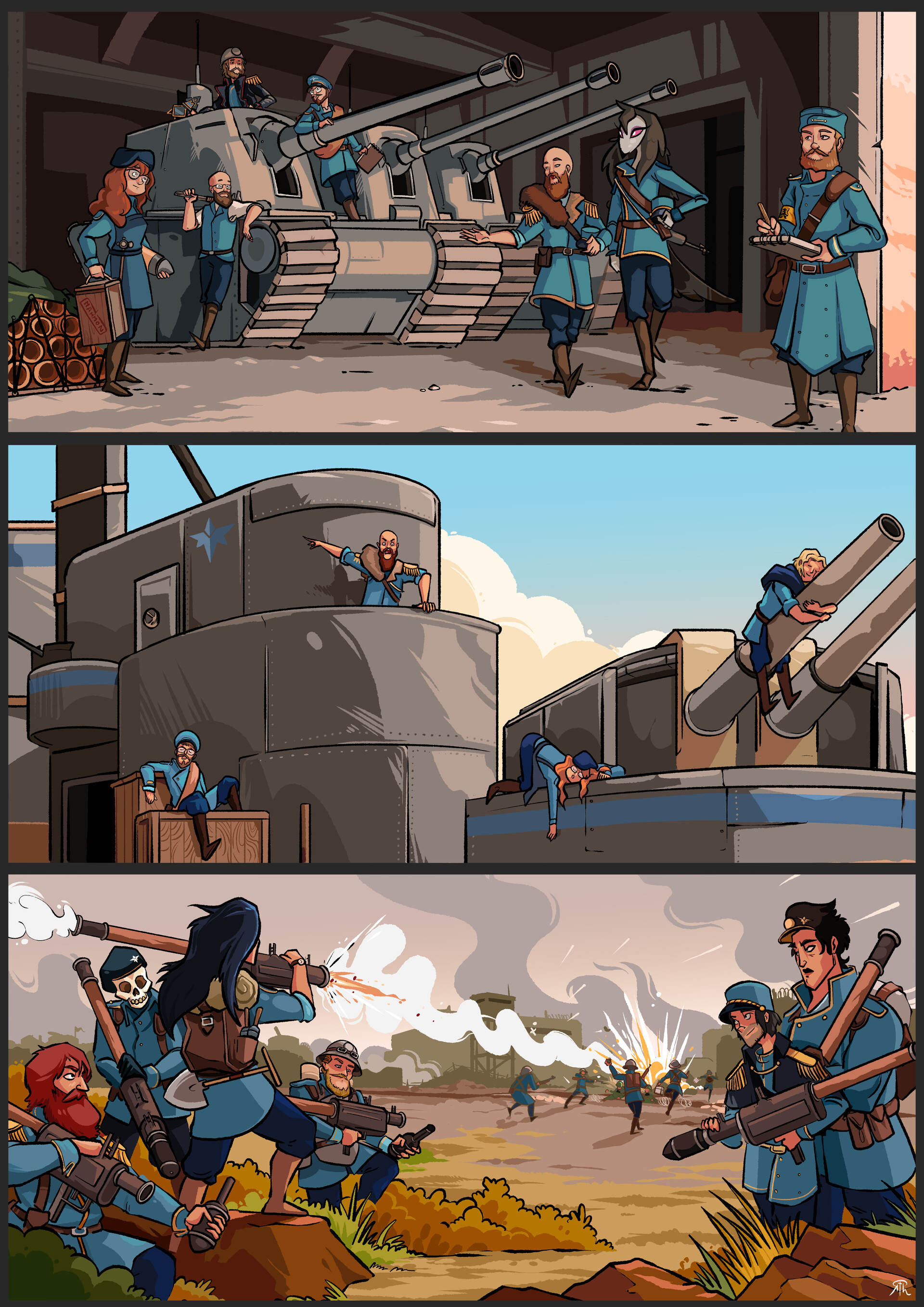 Robin Pecontal - FEARS regiment - Foxhole Commission