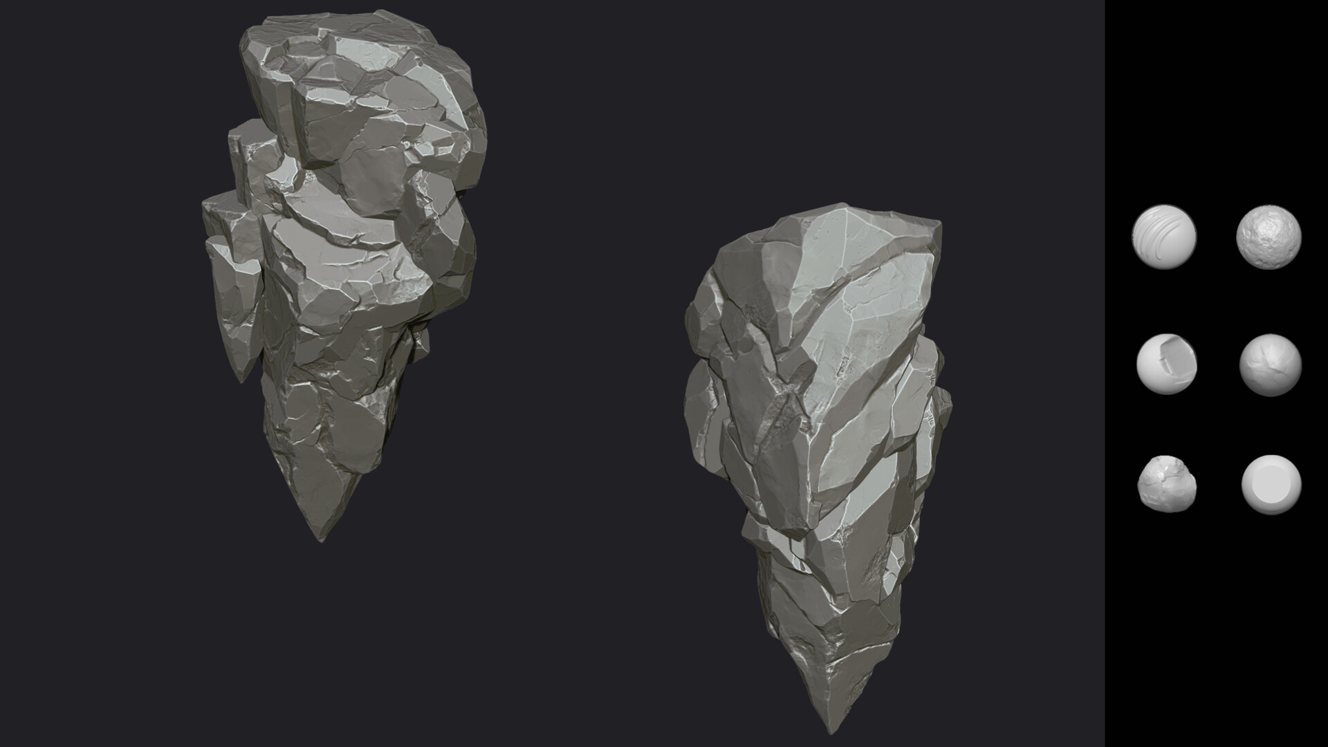 ArtStation - Rock sculpt 2