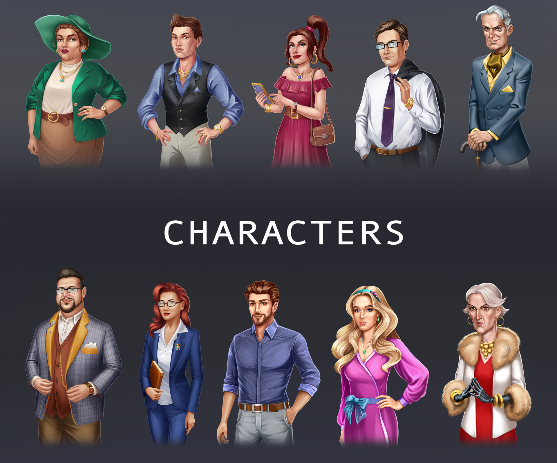 ArtStation - 2D characters