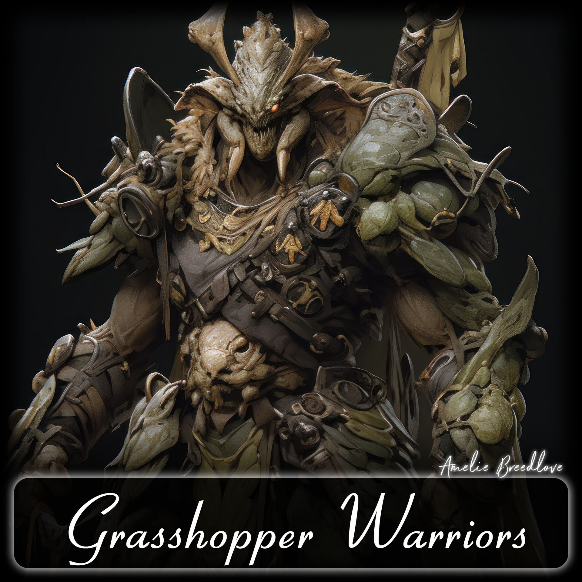 ArtStation - 200 Grasshopper Warriors Reference Pack | 4K | v.63