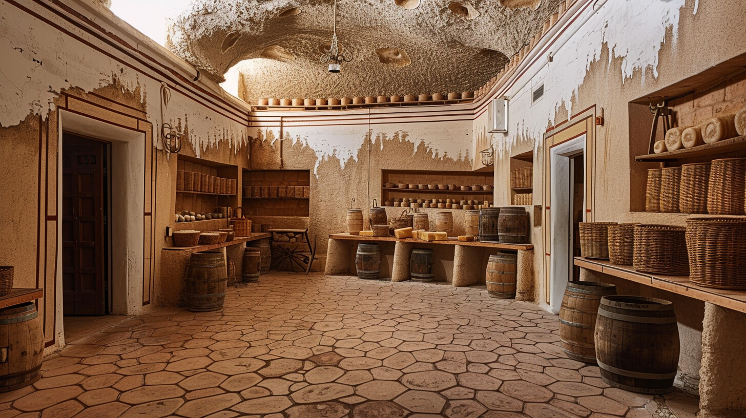 ArtStation - cheese cellar - farm