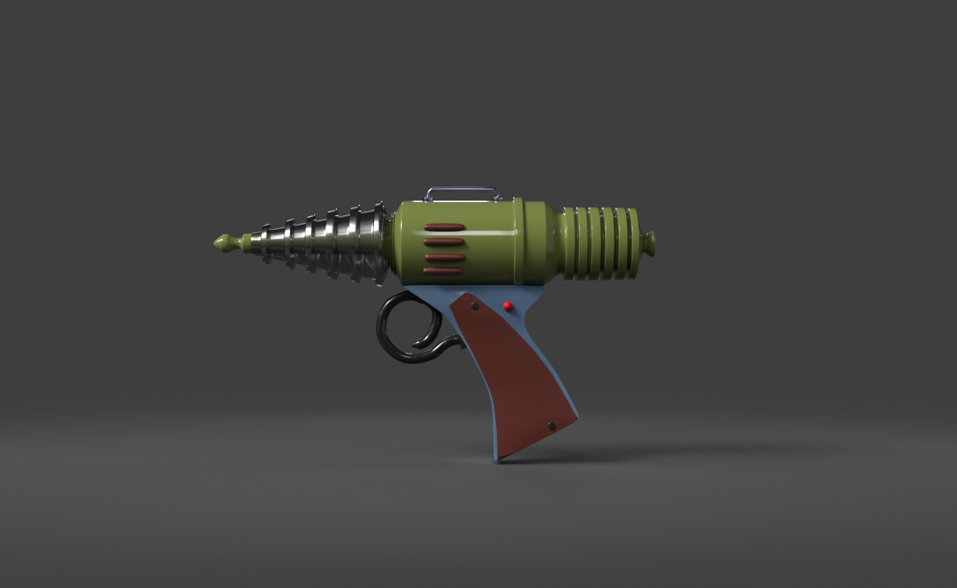 ArtStation - Retro laser gun