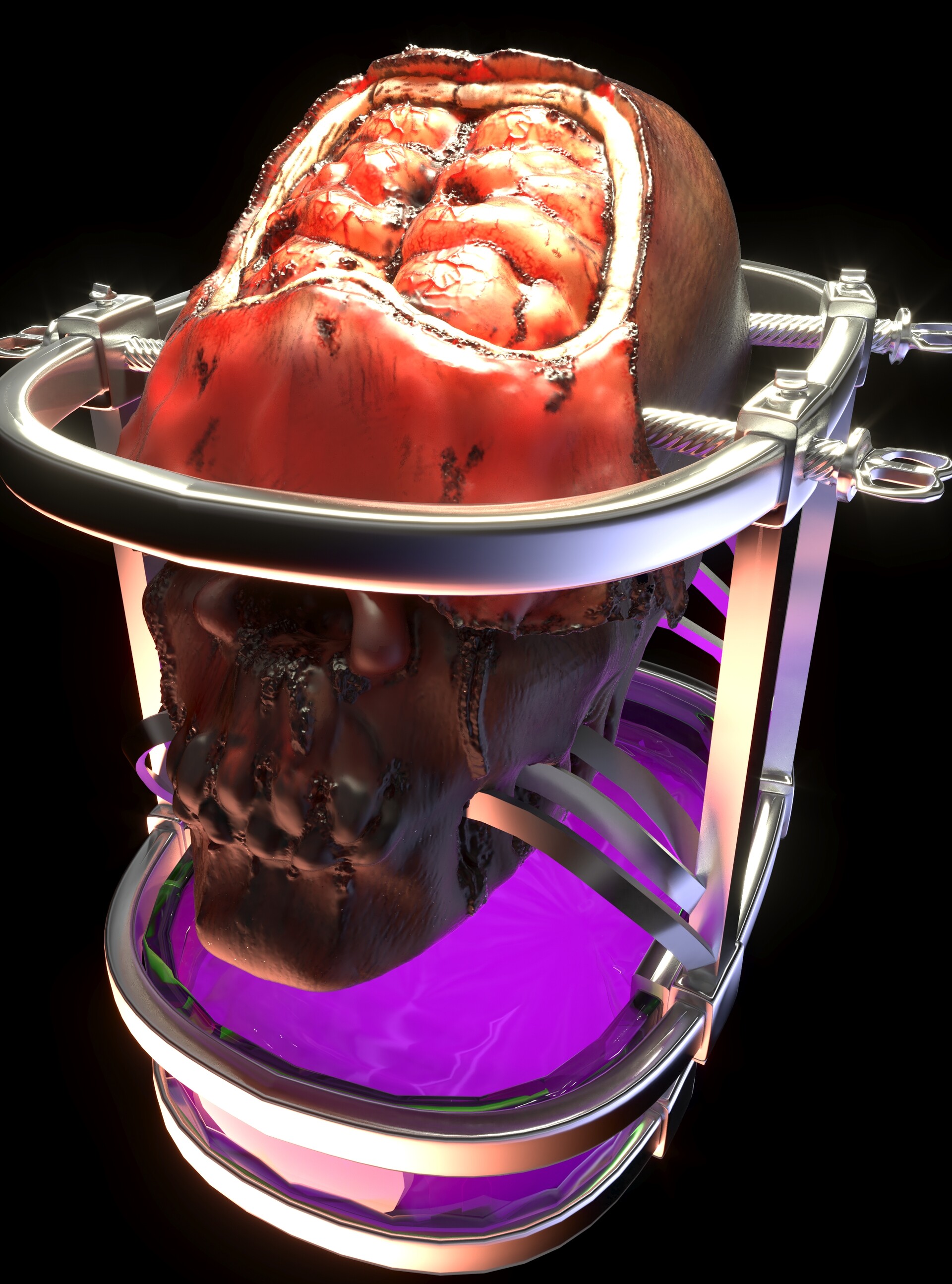 ArtStation - Brain issue(in progress)