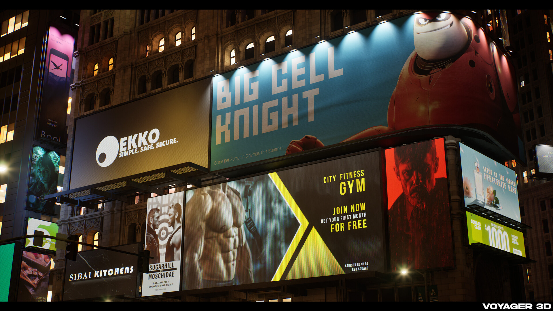 kirinkarwai - VOYAGER 3D - Billboards Pack Vol. 02 - Logos and ...