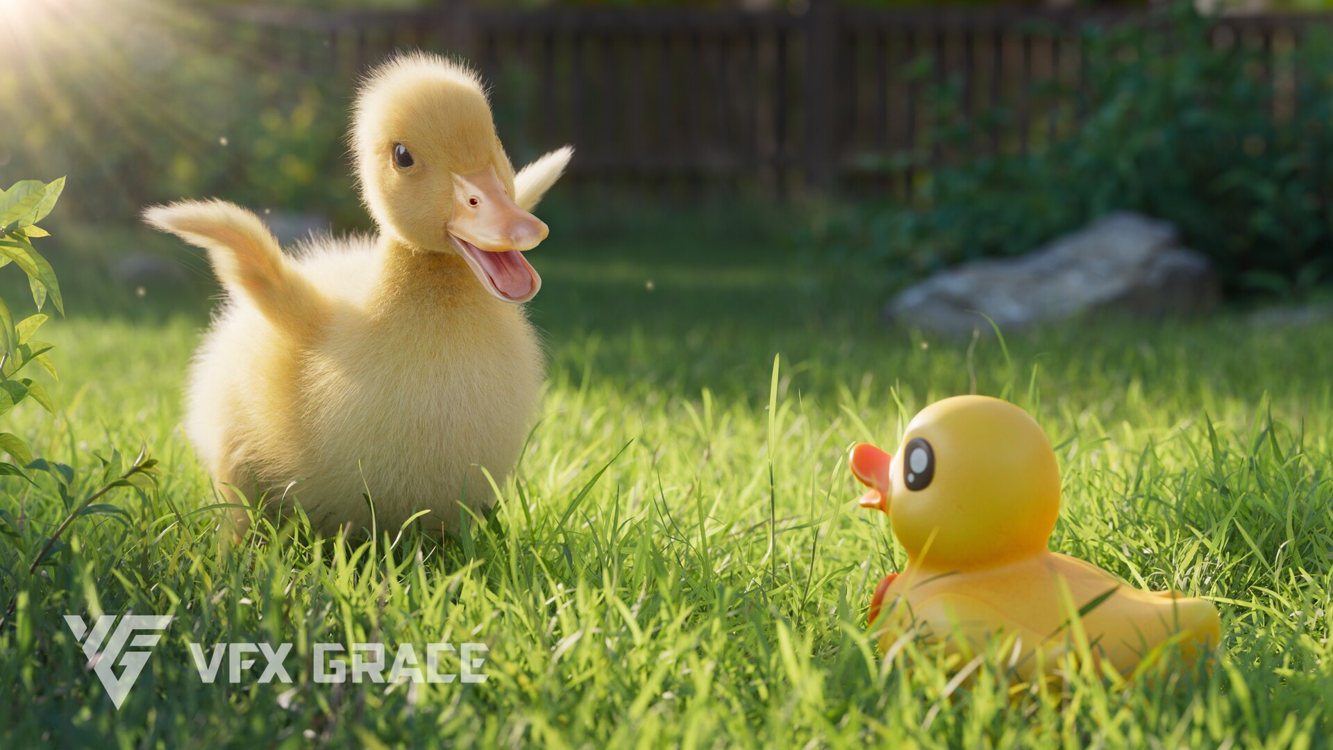 VFX models - Duckling Animated - MAYA Character Asset