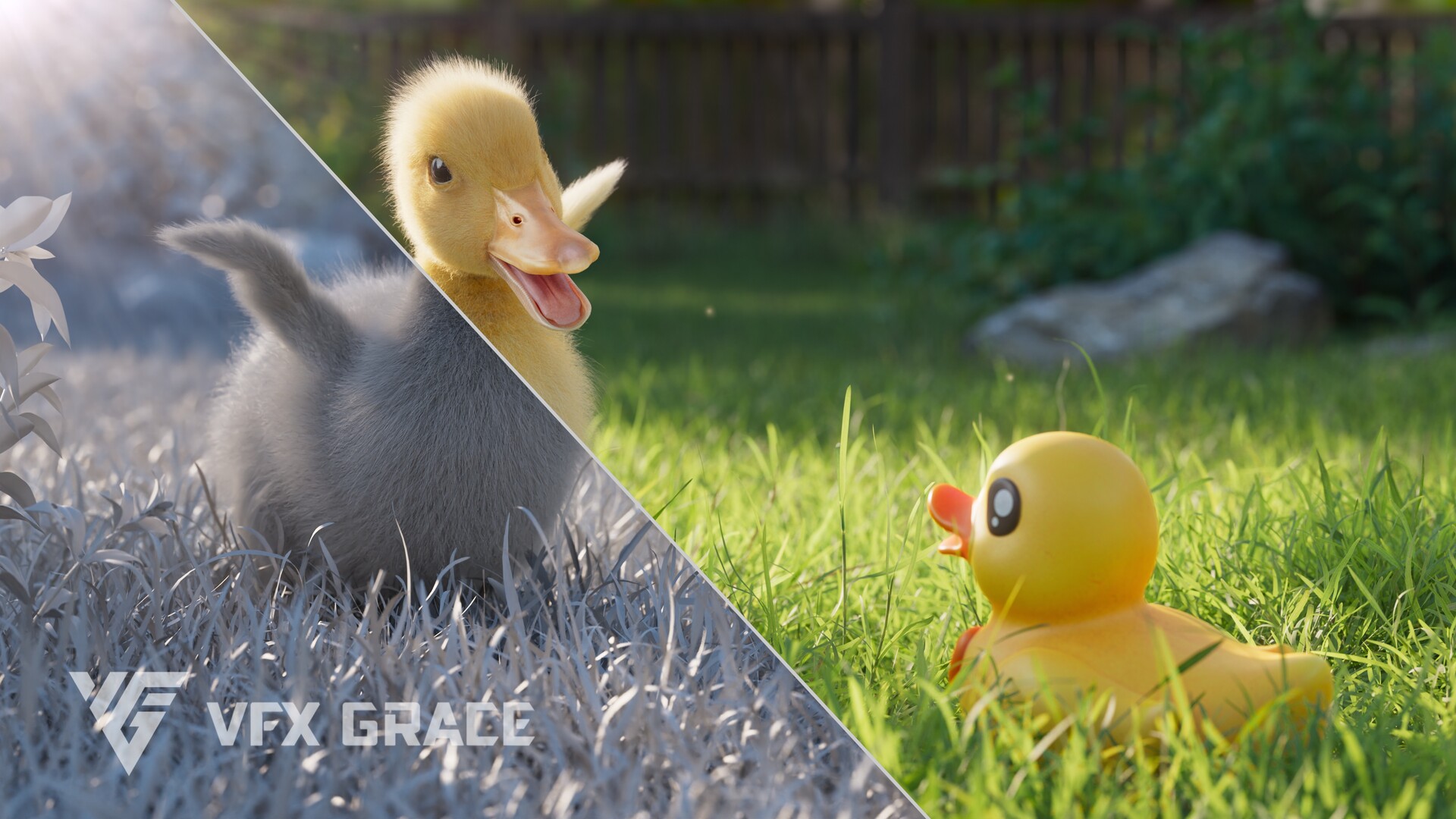 VFX models - Duckling Animated - MAYA Character Asset