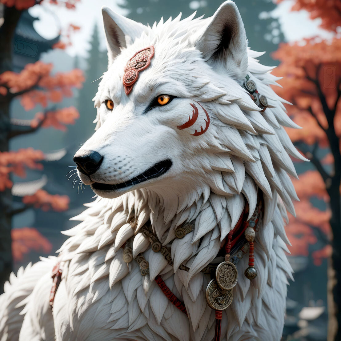 ArtStation - Mystic wolves