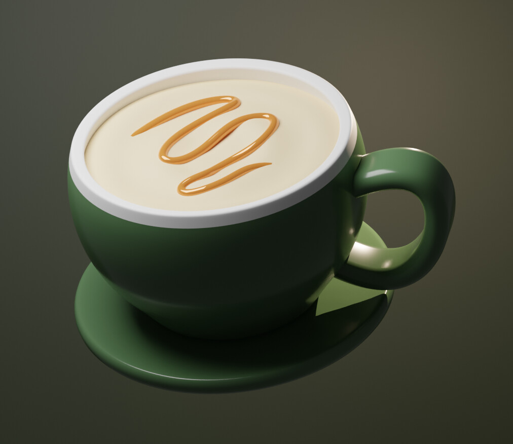 ArtStation - Low Poly Coffee