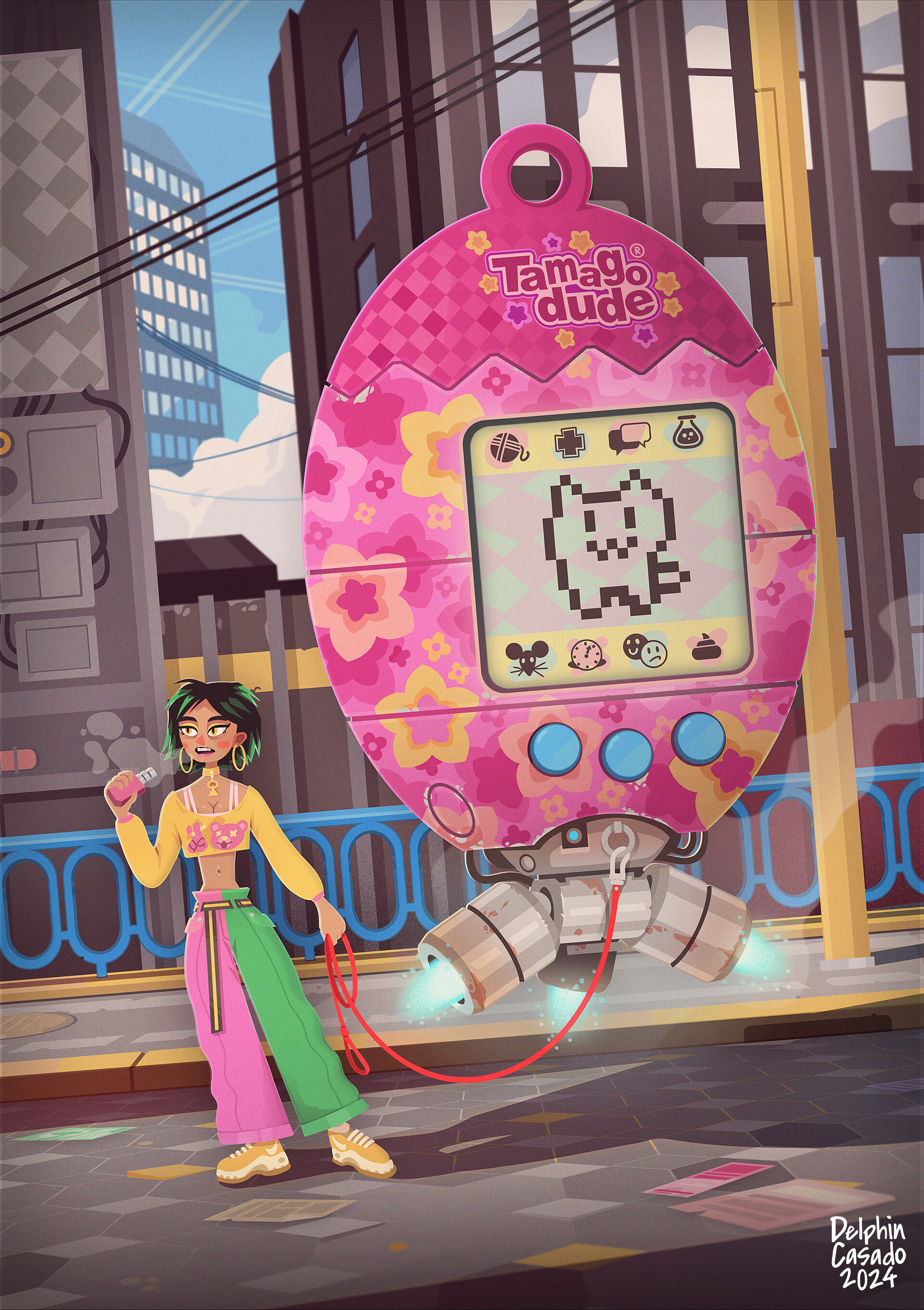 ArtStation - Pet Walking in 2196