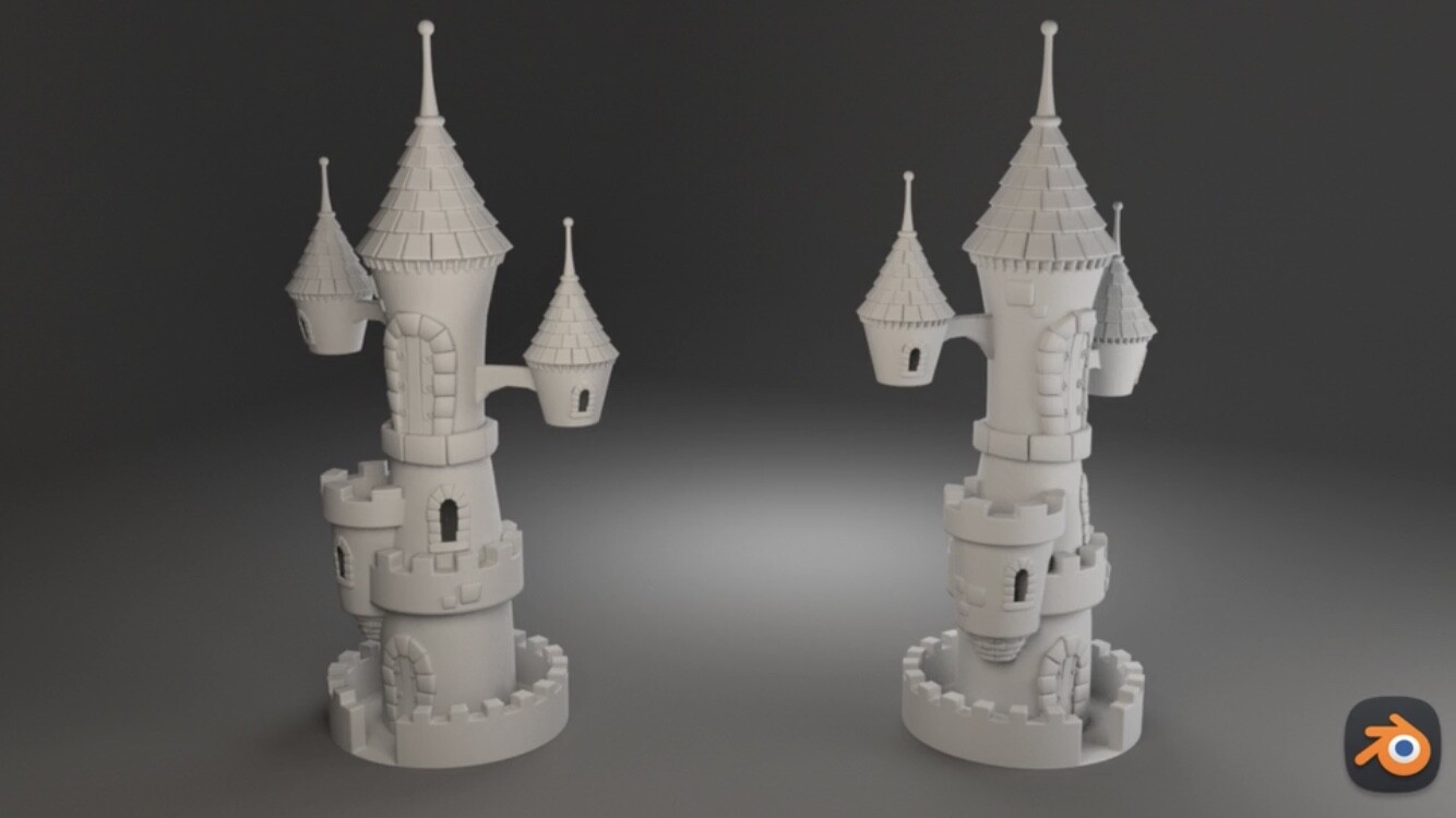 ArtStation - Cartoon Castle